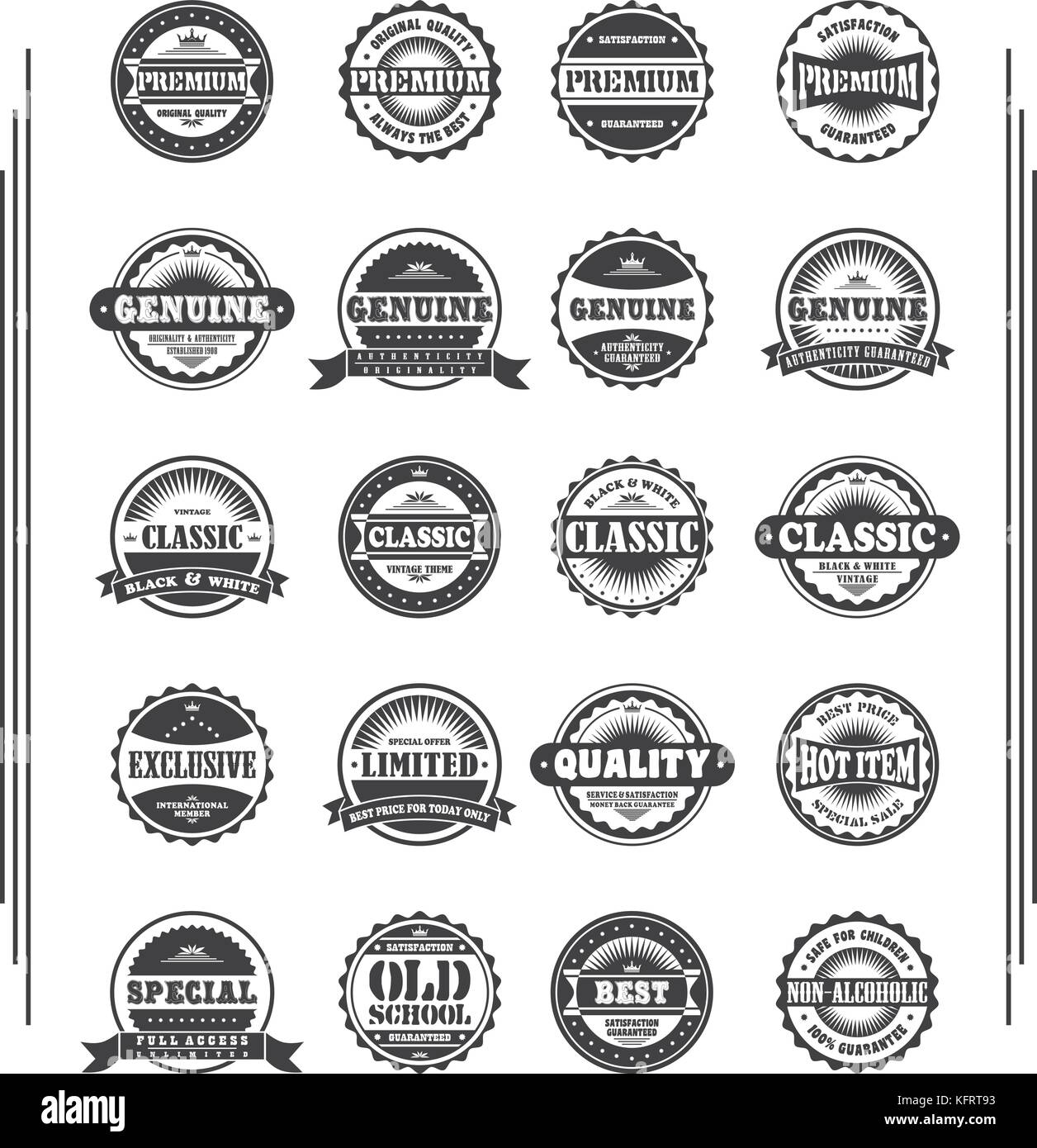 editable label sticker vector graphic art design illustration Stock ...