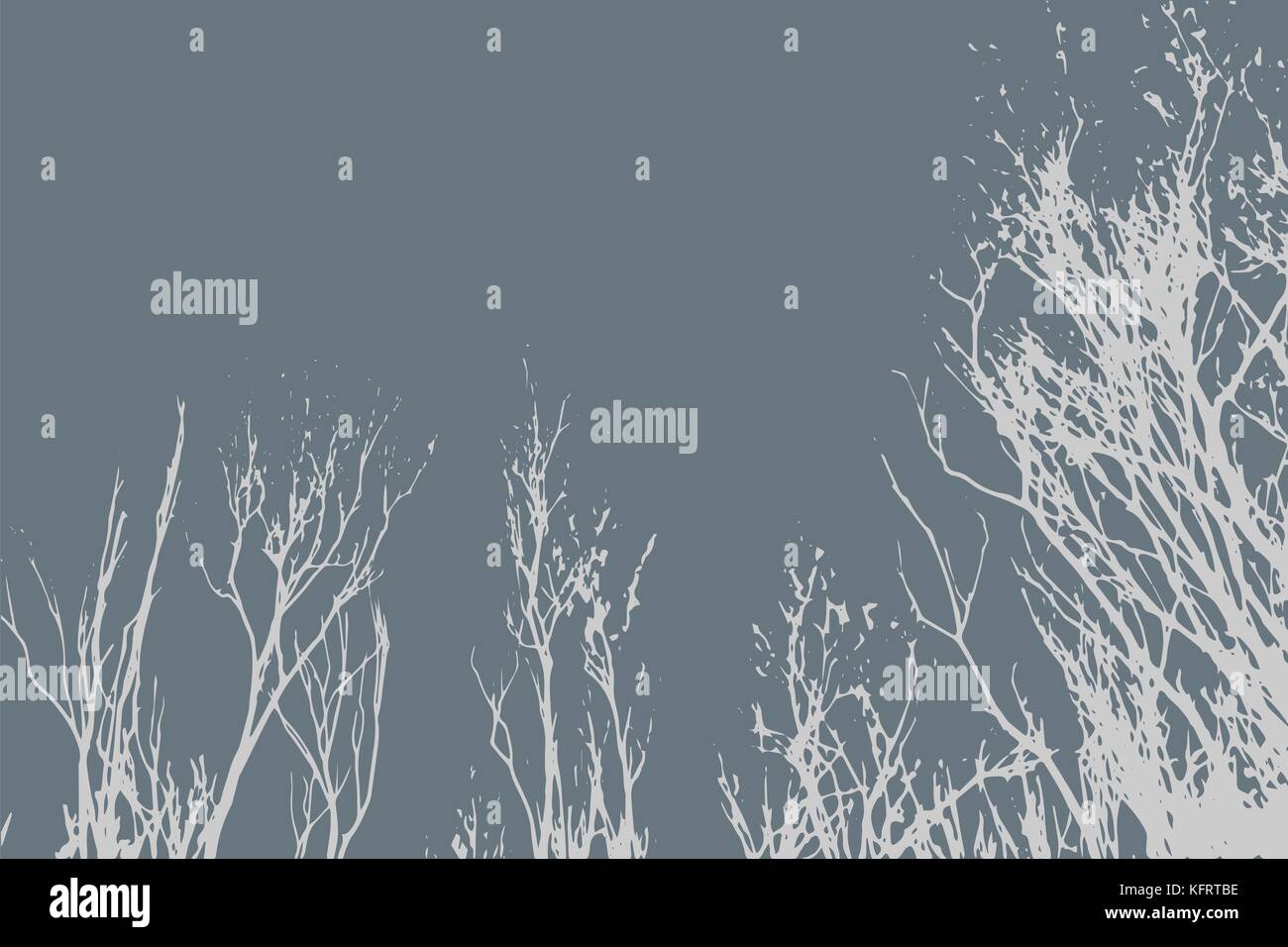 Silhouettes of Trees on subtle background. Tree Pattern. Vector ...