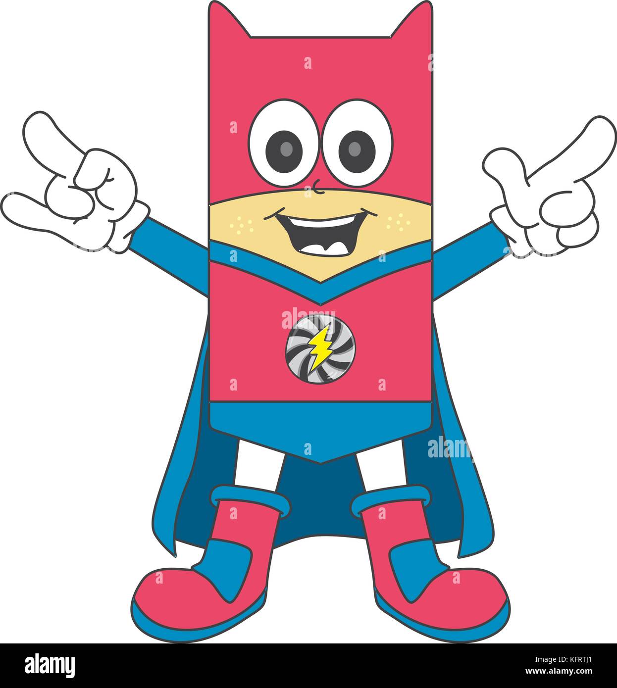 editable superhero character vector graphic art design illustration ...