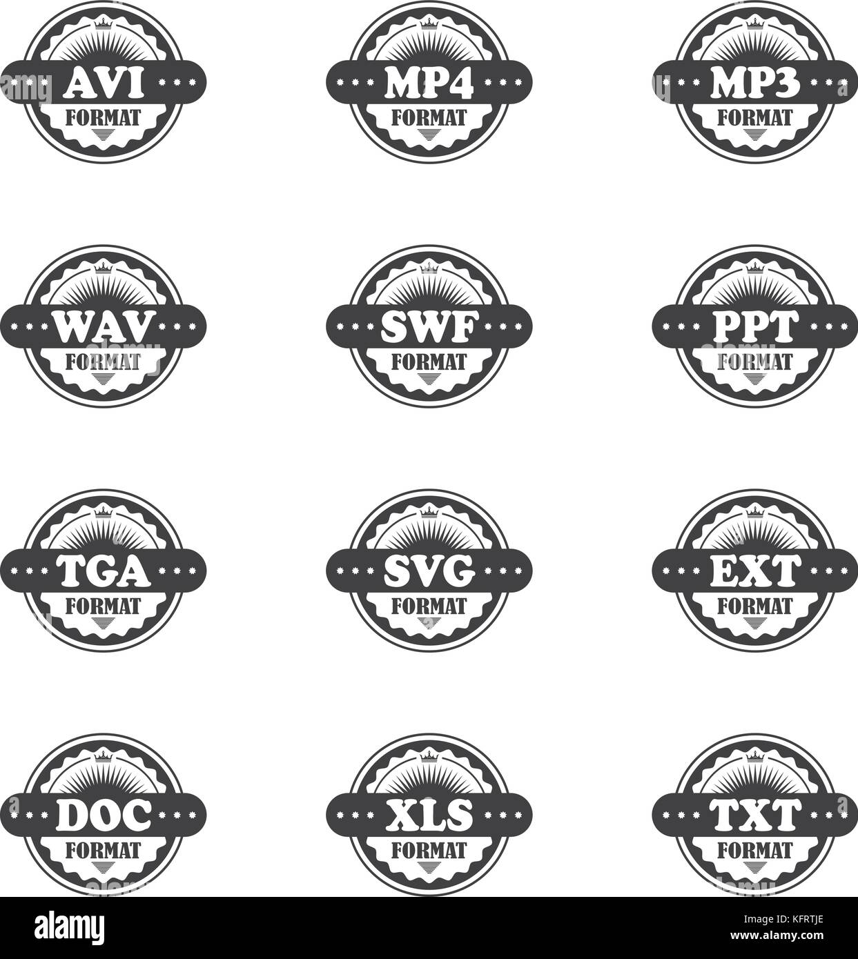 editable label sticker vector graphic art design illustration Stock ...