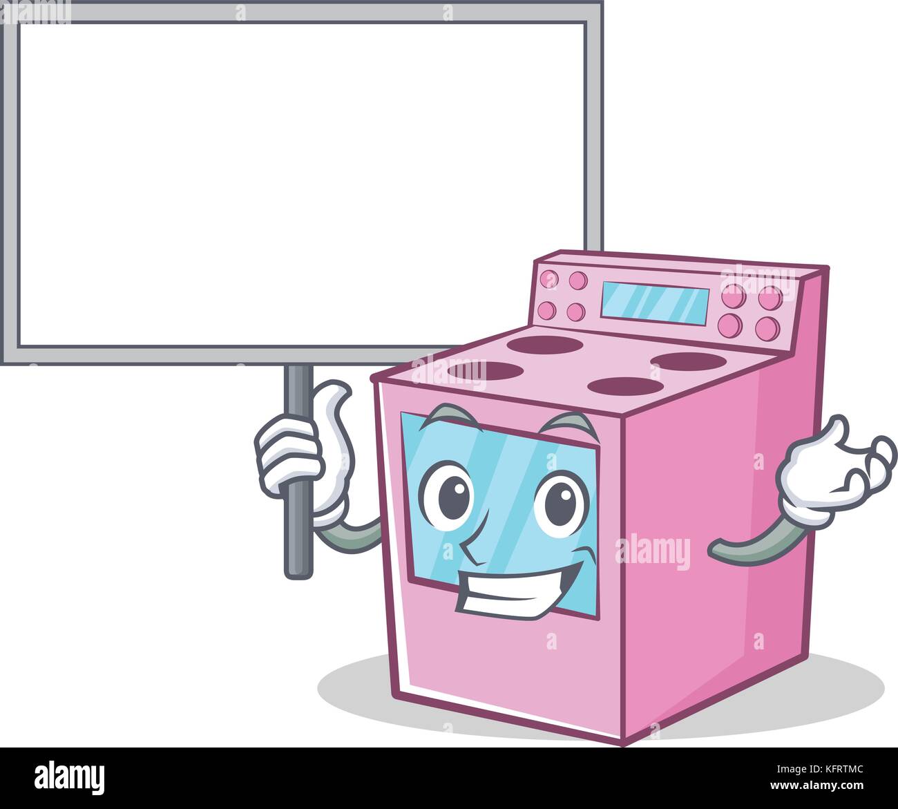 Bring board gas stove character cartoon Stock Vector Image & Art - Alamy