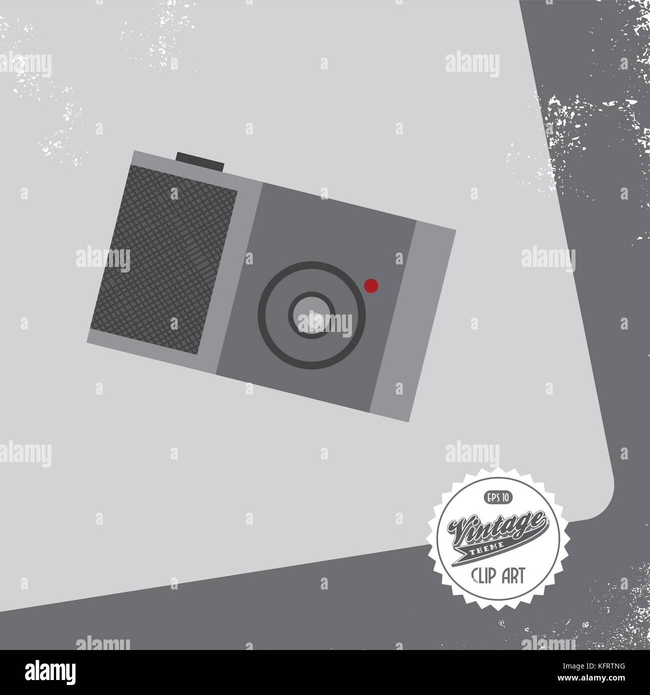 media interface camera vector graphic art illustration Stock Vector ...