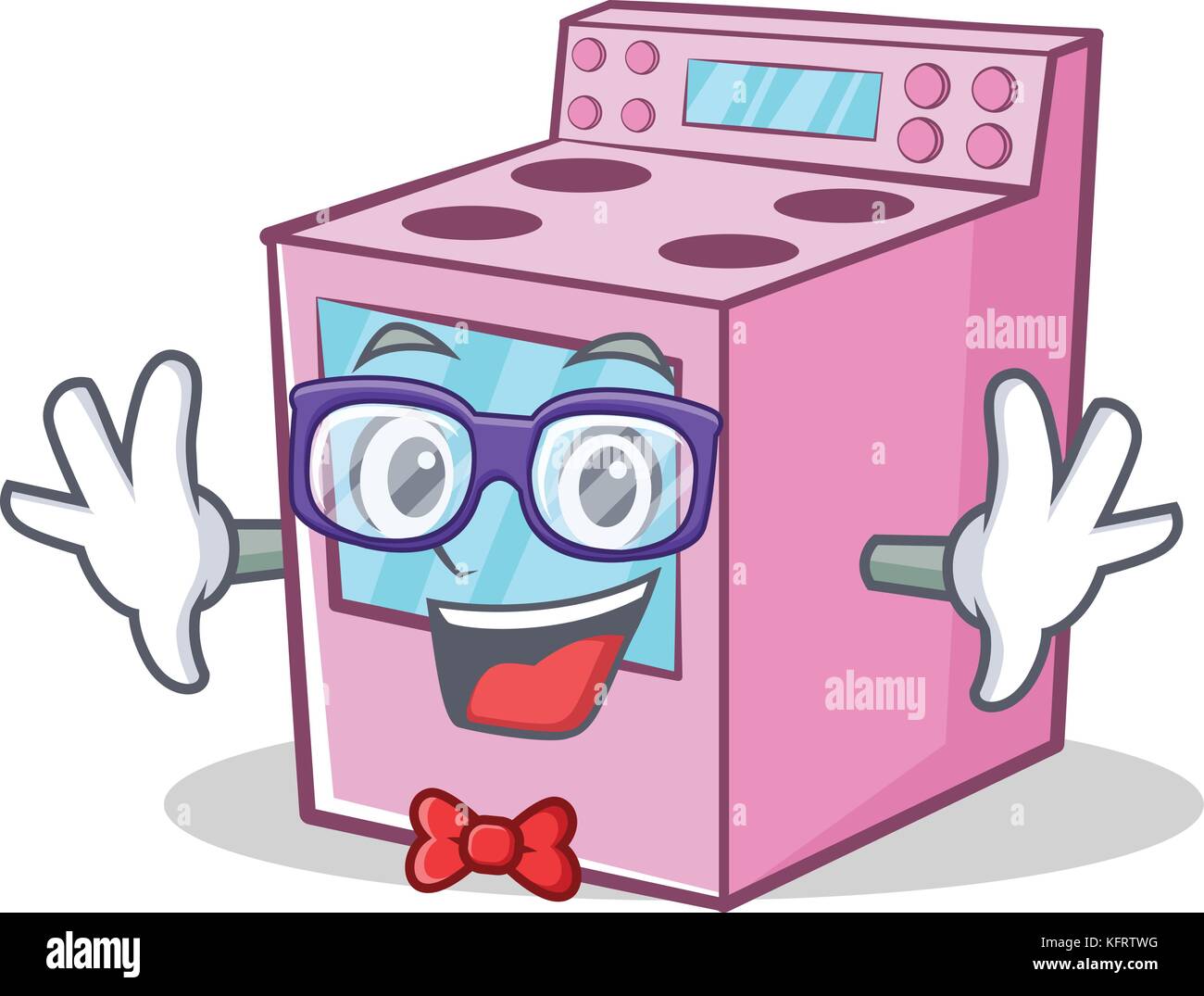 Geek gas stove character cartoon Stock Vector Image & Art - Alamy