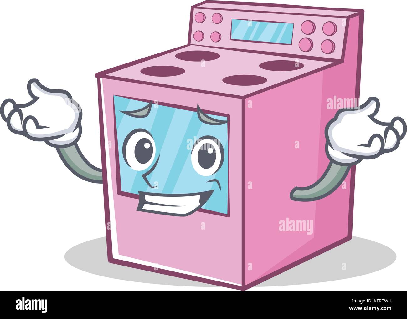 Successful gas stove character cartoon Stock Vector Image & Art - Alamy