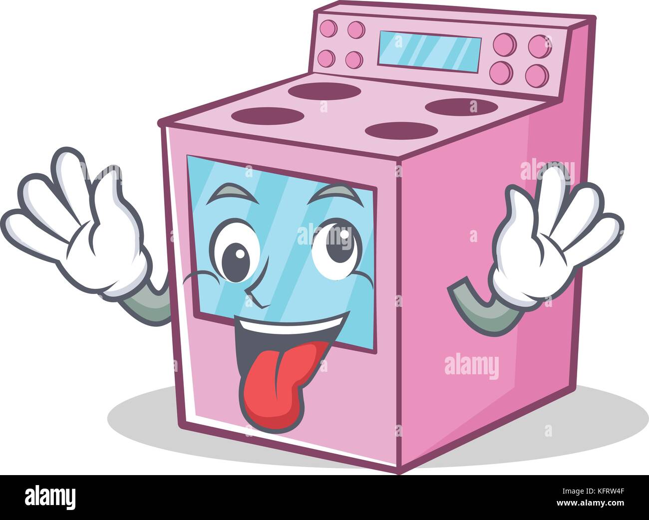 Crazy gas stove character cartoon Stock Vector Image & Art - Alamy