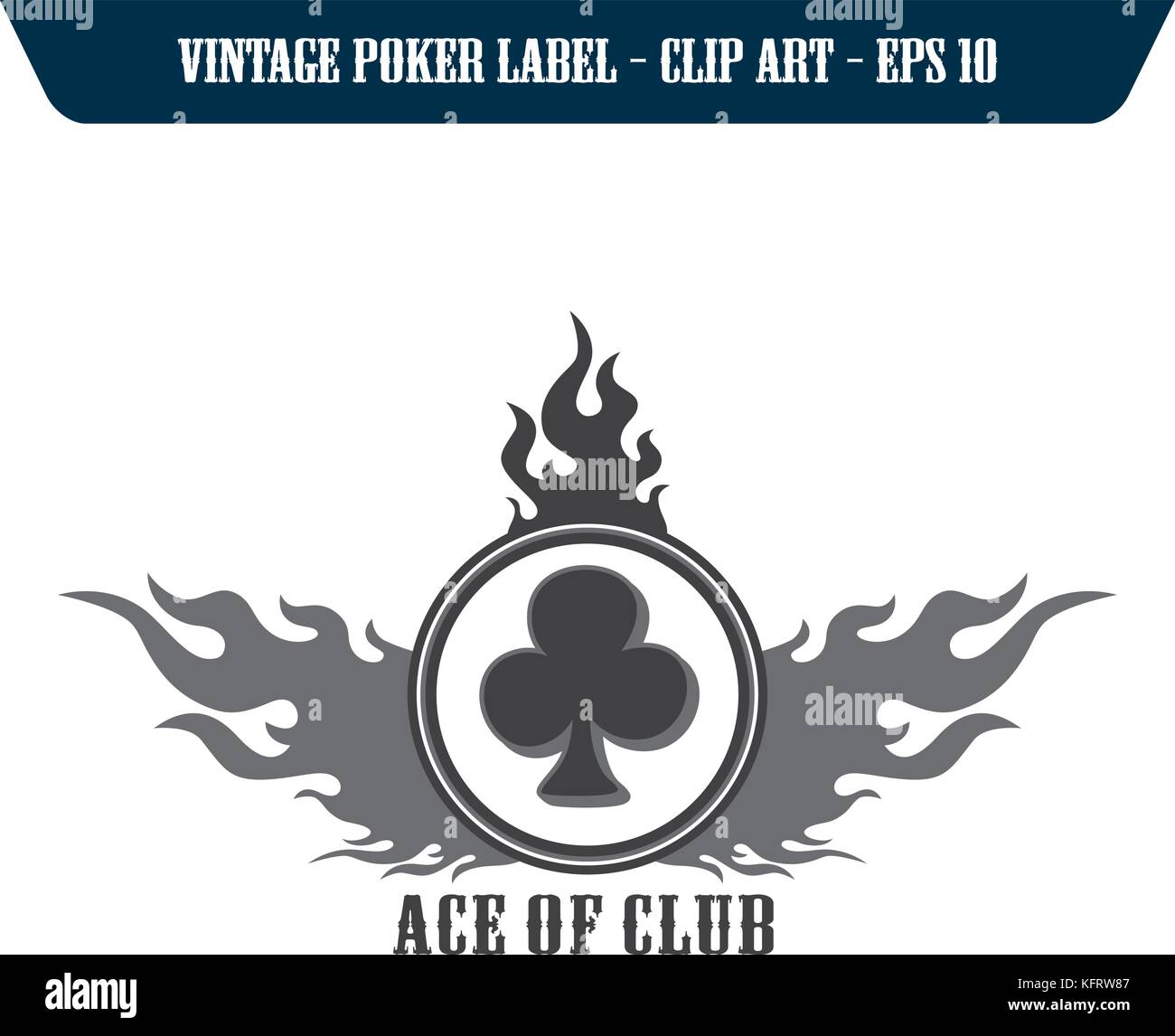 editable poker card suit theme vector graphic art design illustration ...