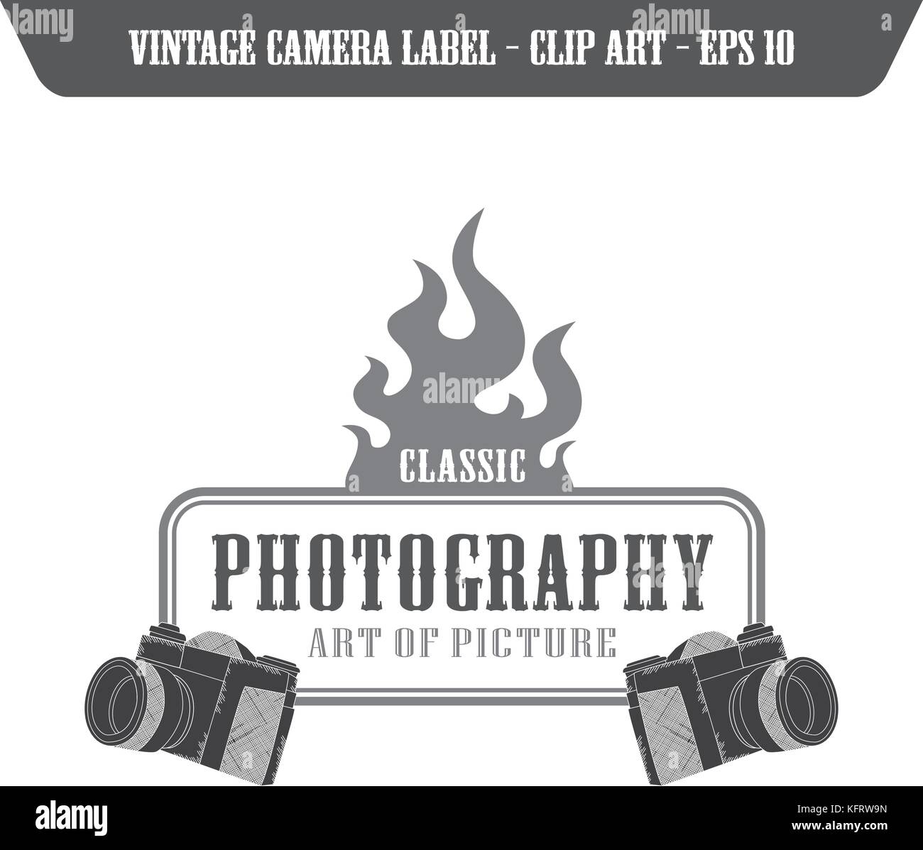 media interface camera vector graphic art illustration Stock Vector ...