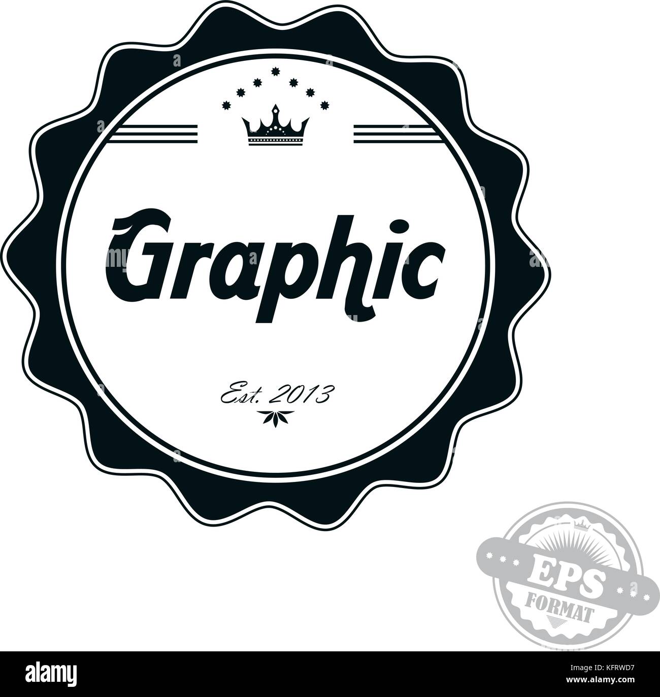editable label sticker vector graphic art design illustration Stock ...