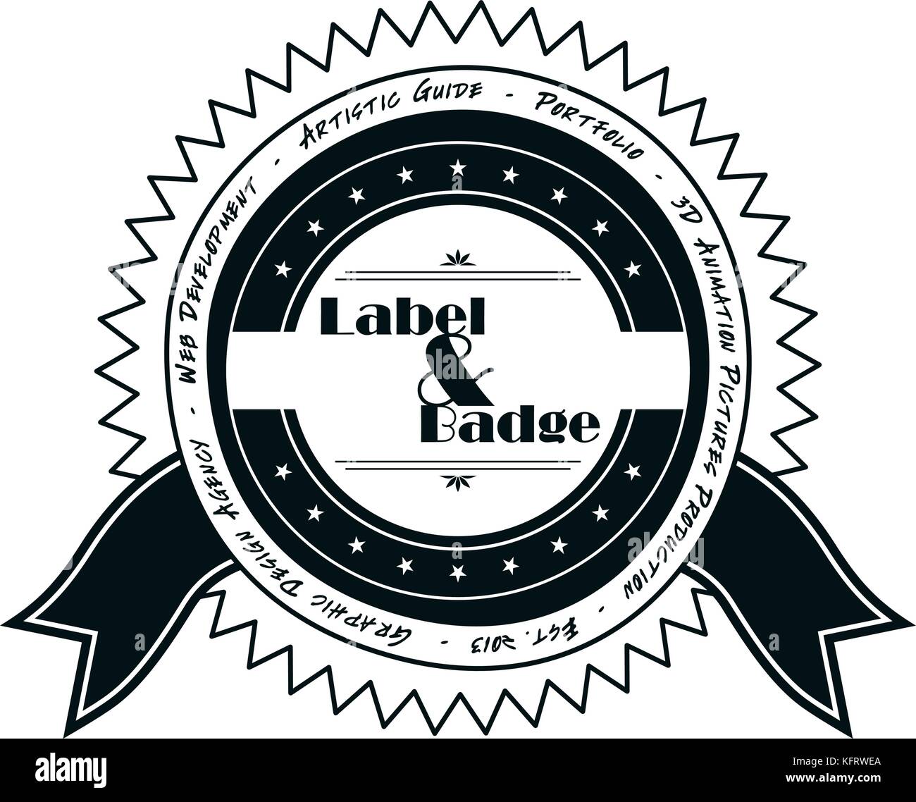 editable label sticker vector graphic art design illustration Stock ...