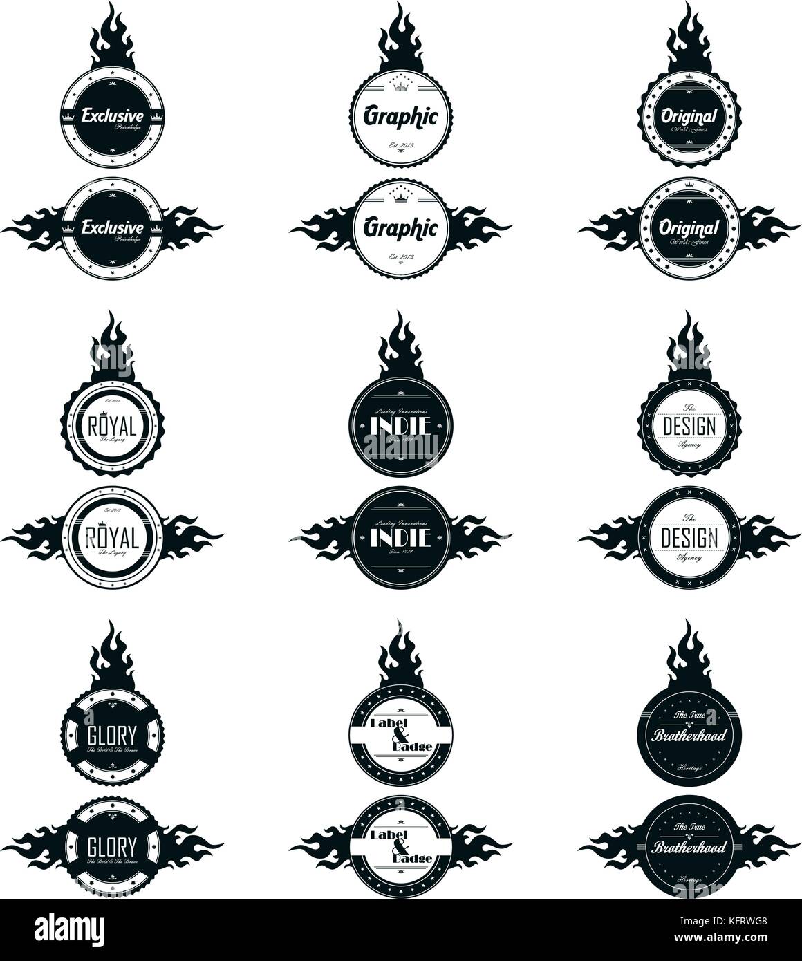 editable label sticker vector graphic art design illustration Stock ...