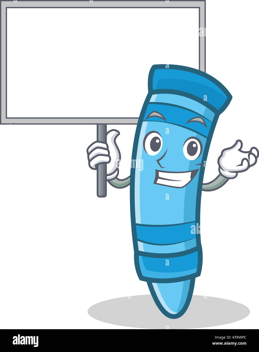 Bring board crayon character cartoon style Stock Vector Image & Art - Alamy