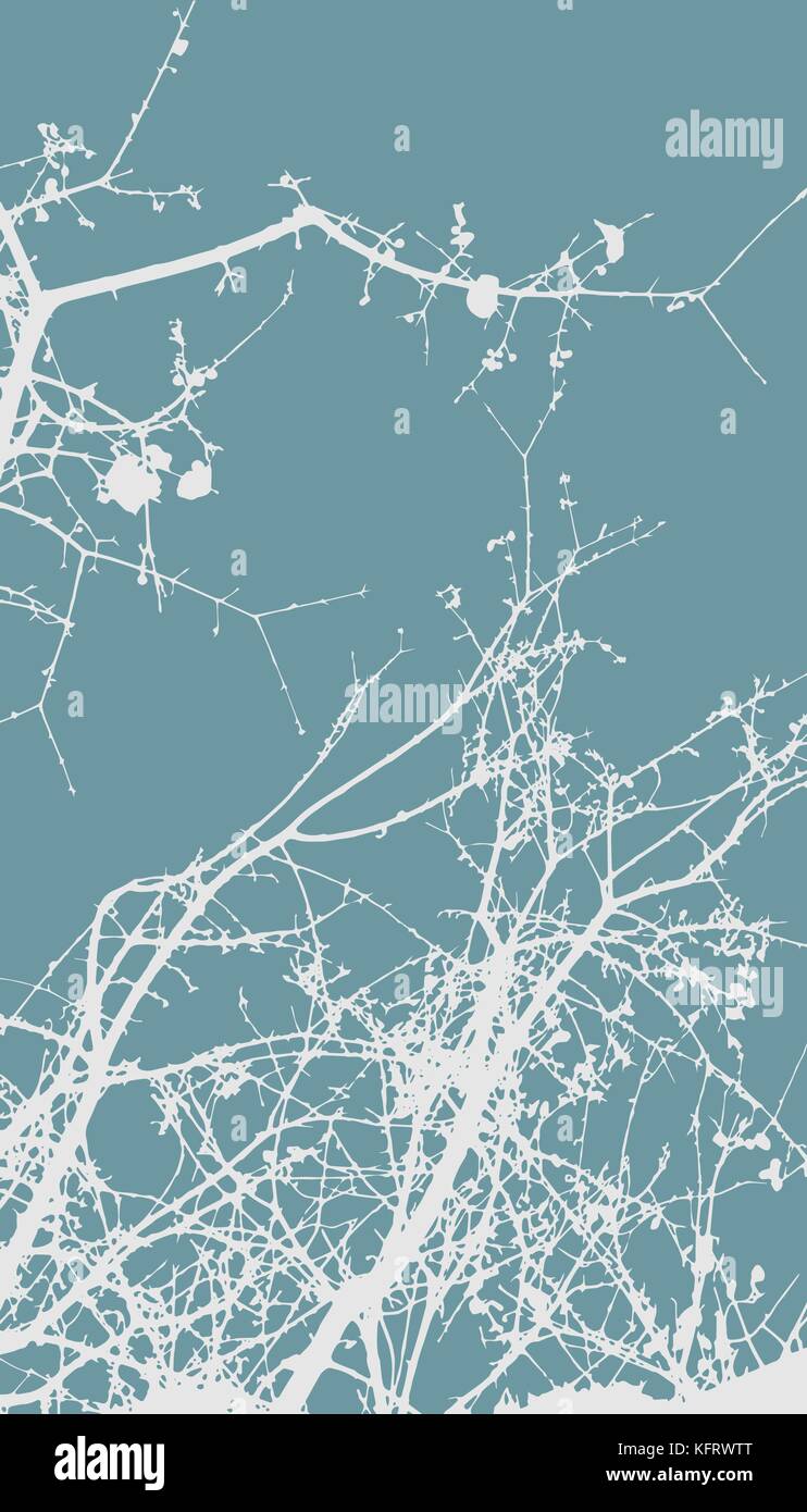 Silhouettes of Trees on subtle background. Tree Pattern. Vector ...