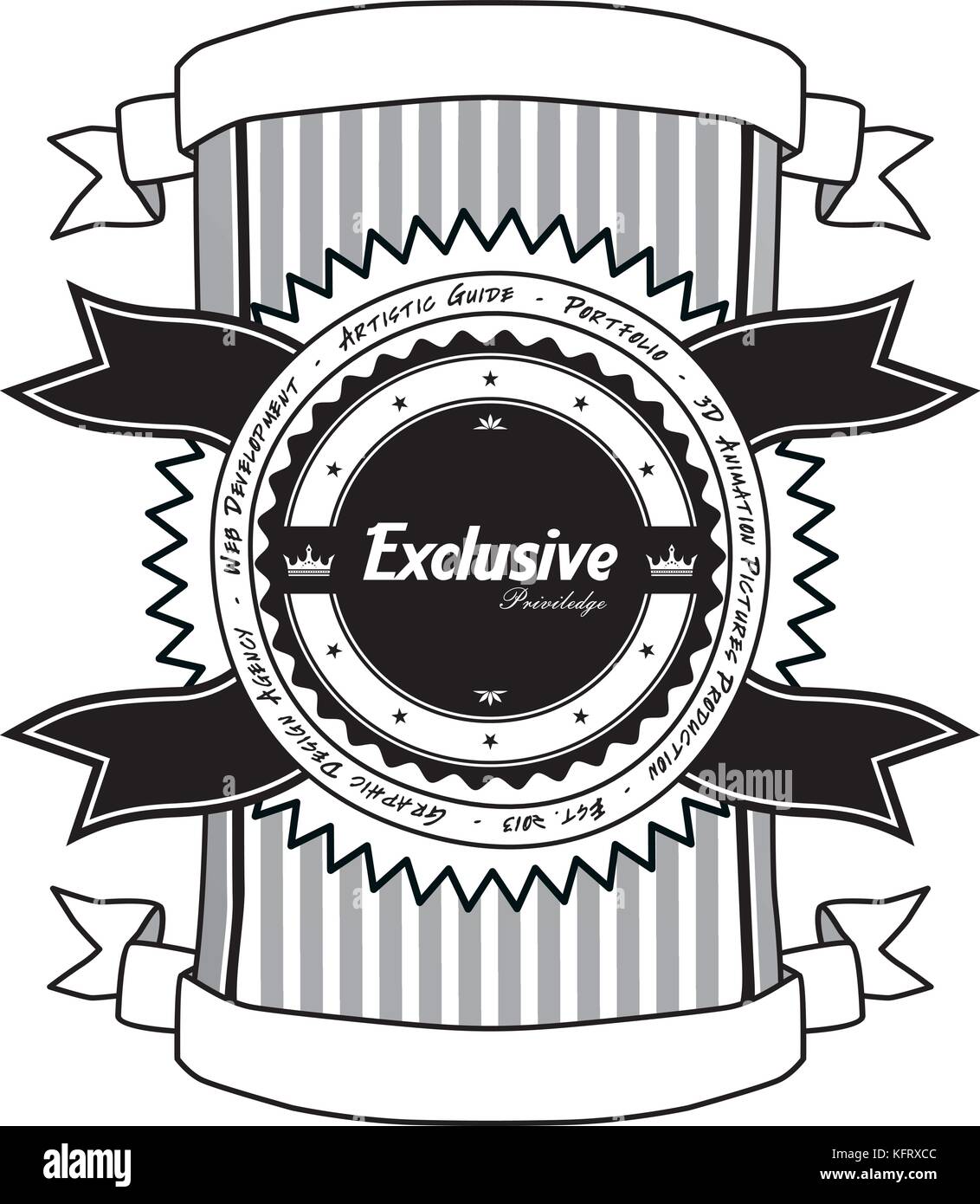 editable label sticker vector graphic art design illustration Stock ...