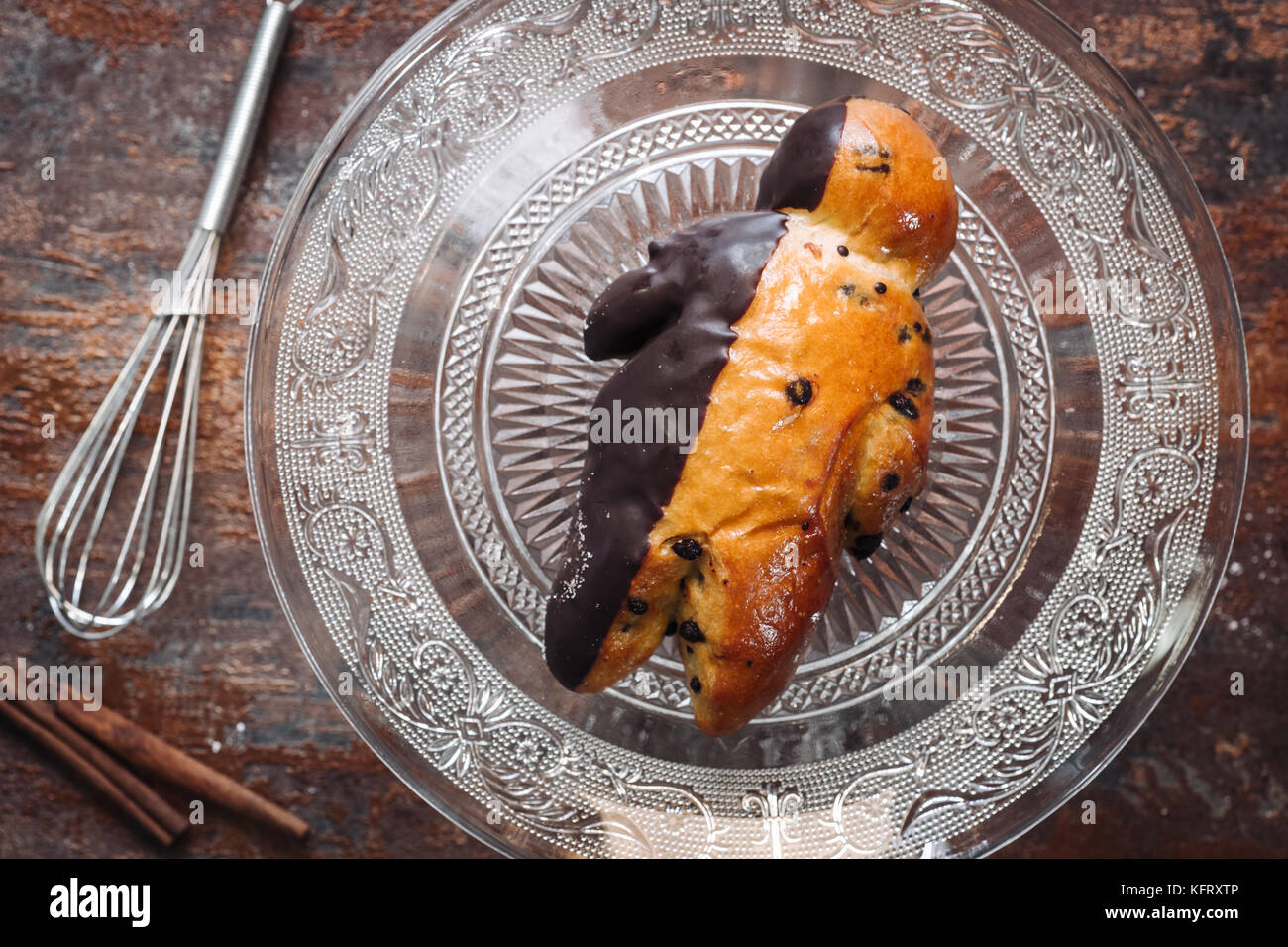 Saint Nicholas traditional little man shaped pastry Stock Photo - Alamy