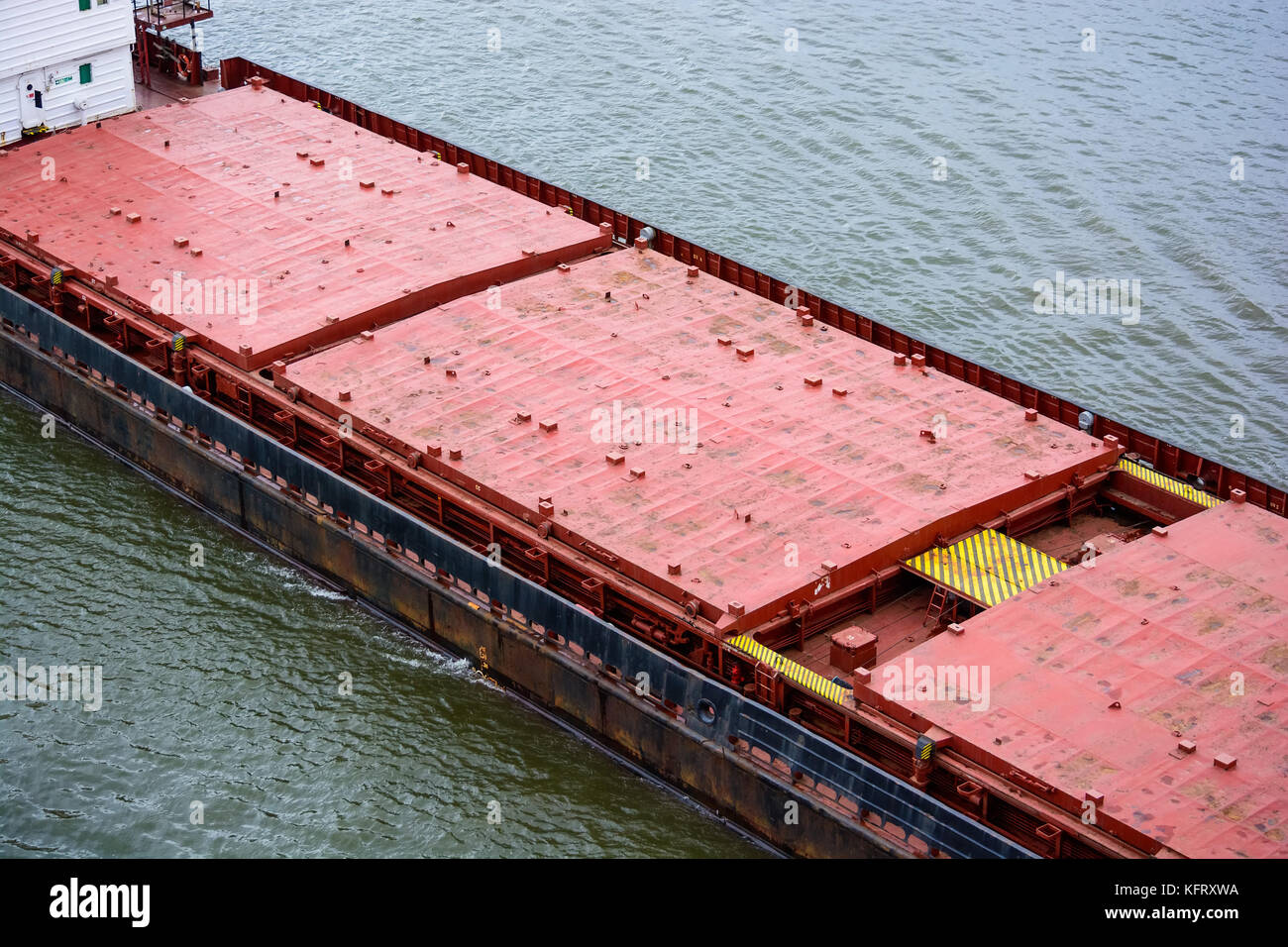 Empty barge on river summer hi-res stock photography and images - Alamy