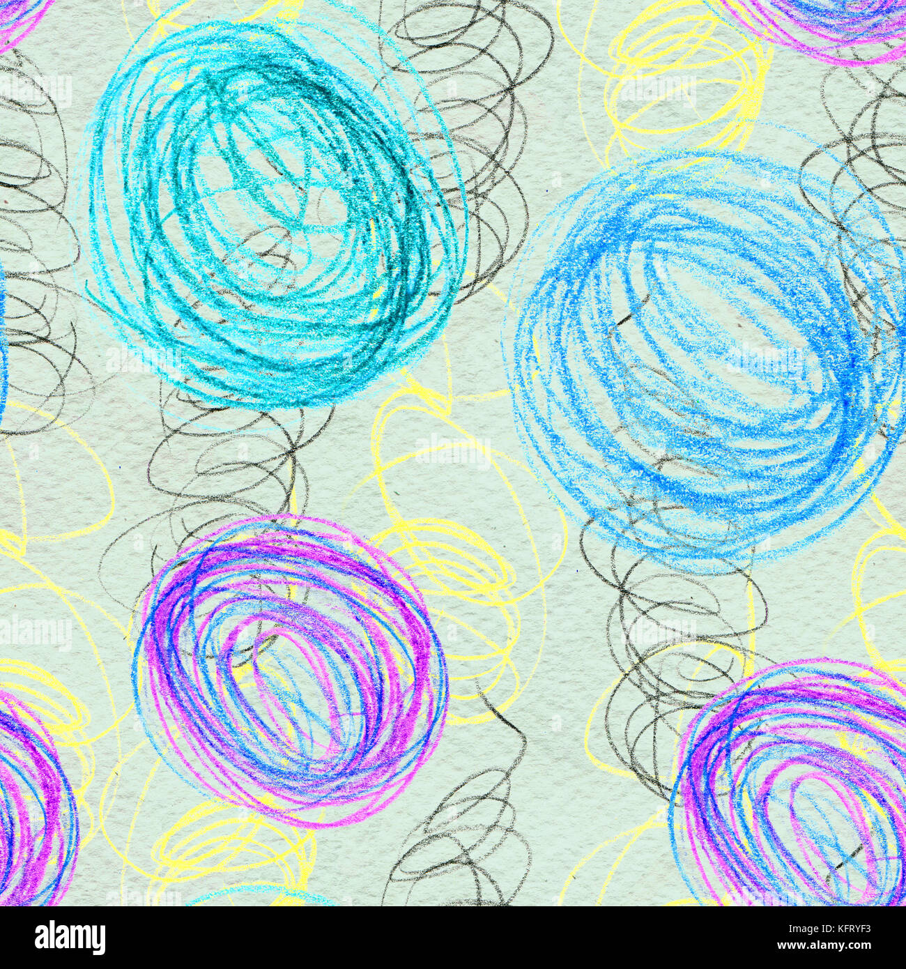 Colour chalk scribble hi-res stock photography and images - Alamy