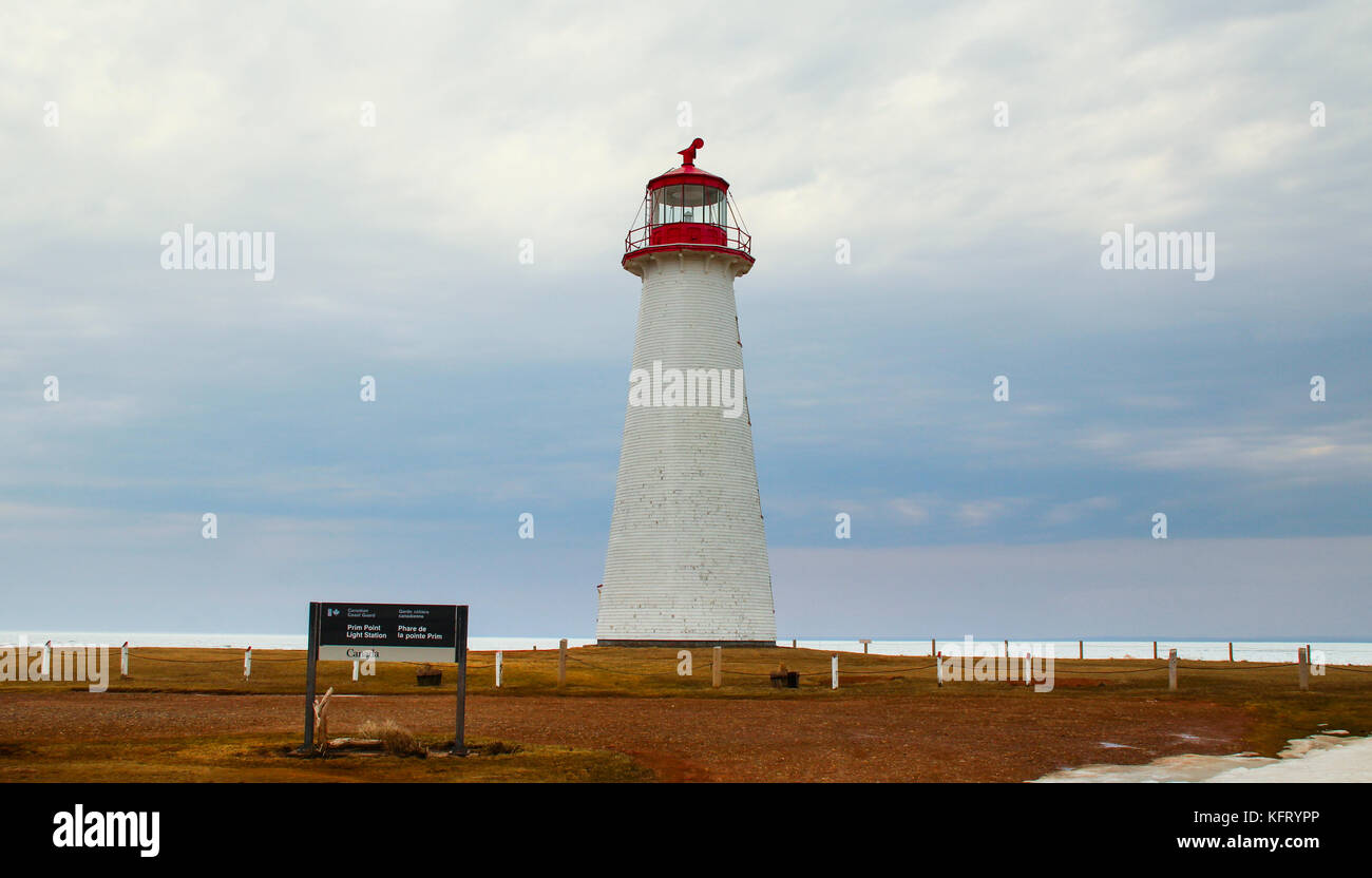 Lighthouse in Prince Edward Island, Canada Stock Photo - Alamy