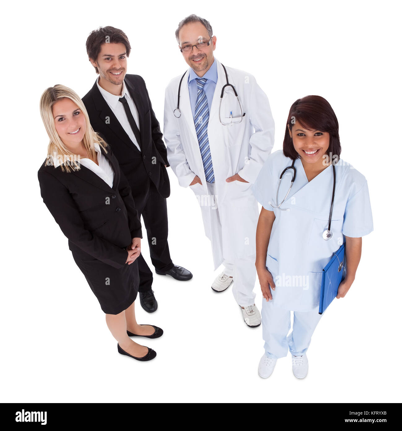 Hospital workers Cut Out Stock Images & Pictures - Alamy