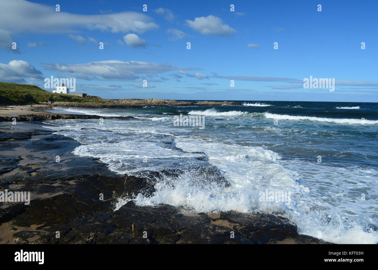 Stag rocks bamburgh northumberland hi-res stock photography and images ...