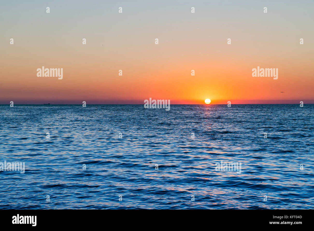 Beautiful sunset over sea Stock Photo - Alamy