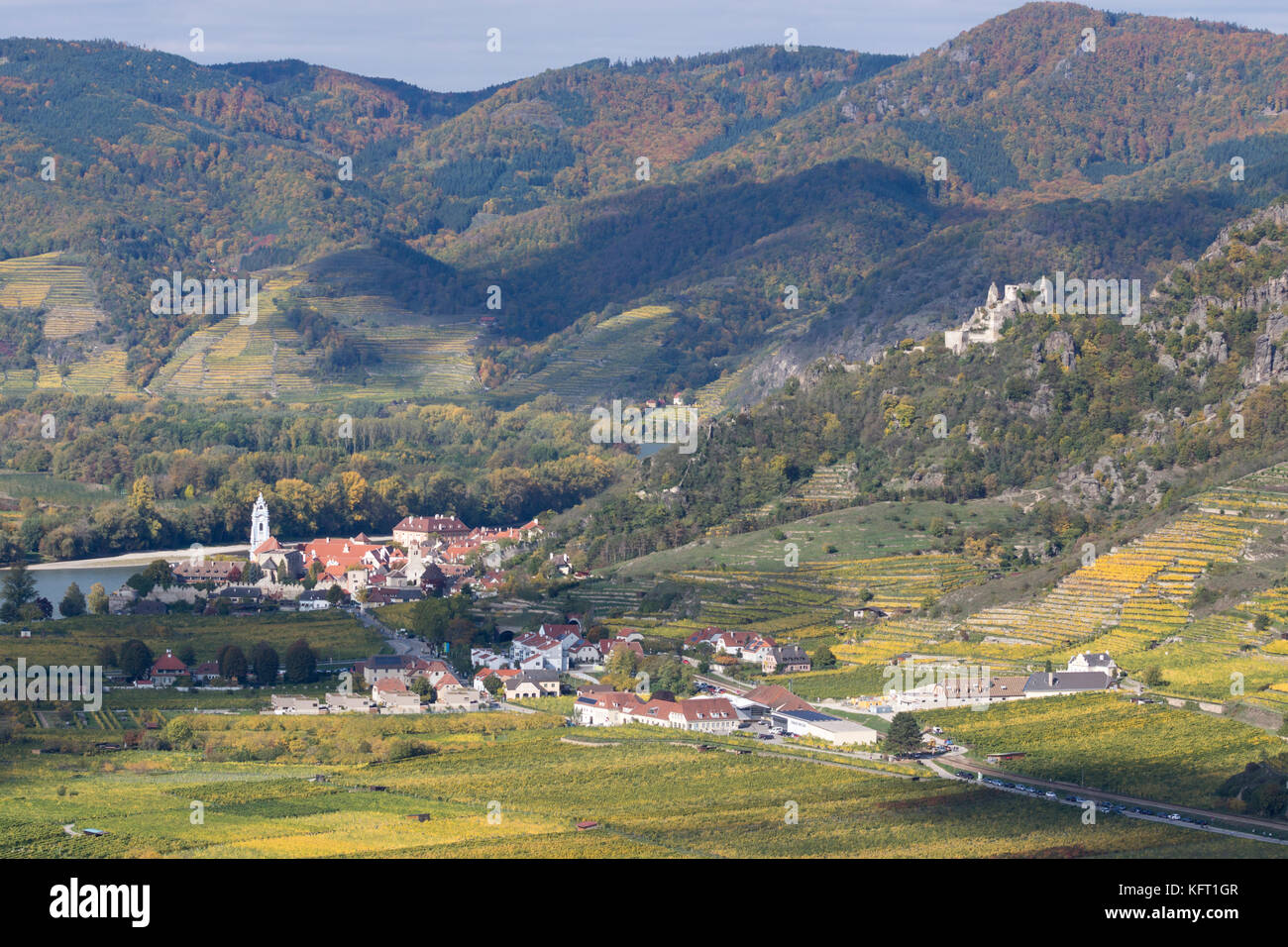 An autumnal view on the regional landmarks of the Abbey Church of ...