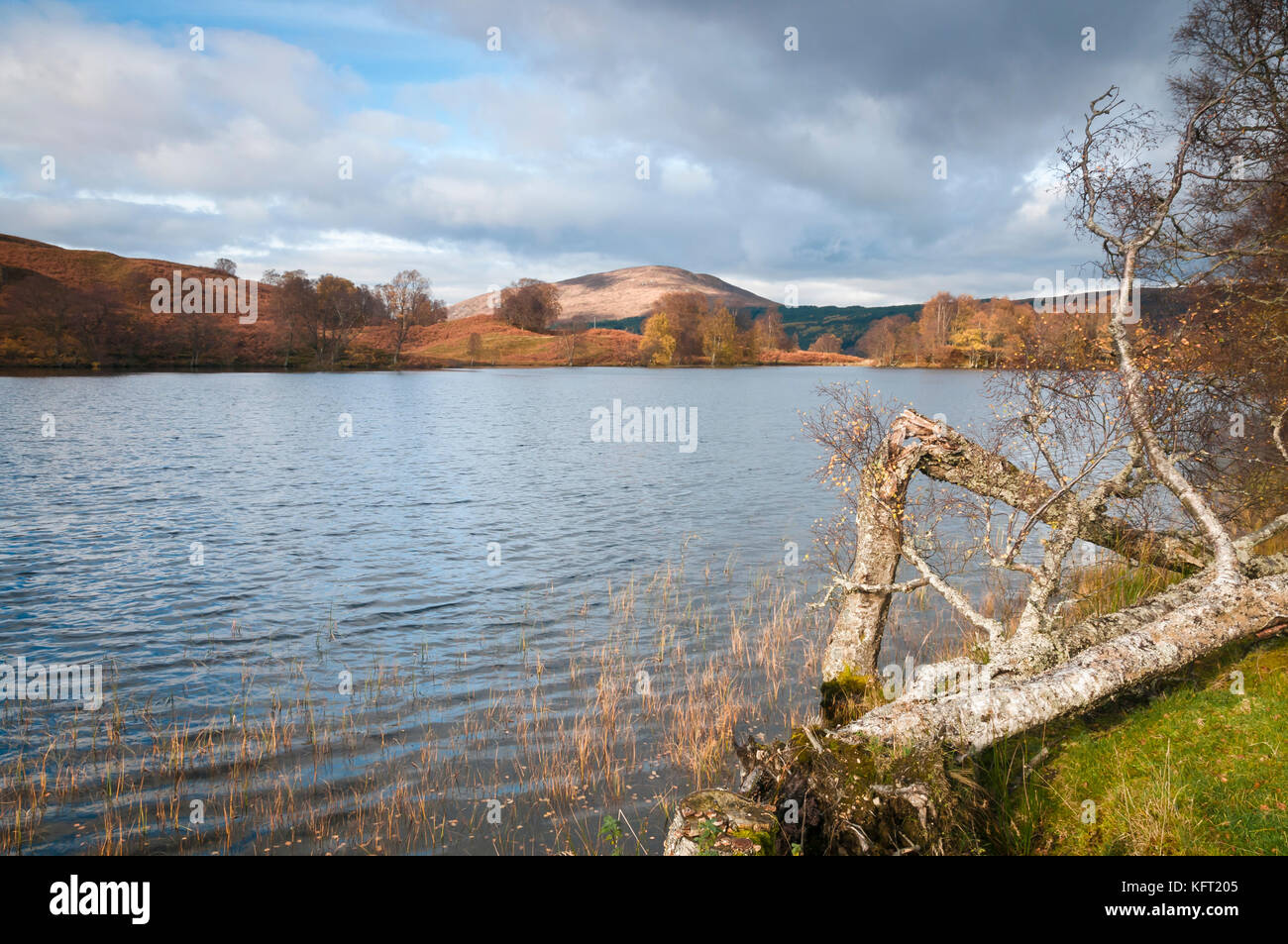An Dubh Lochan, Glen Spean, Highlands, Scotland, October 2017 Stock ...