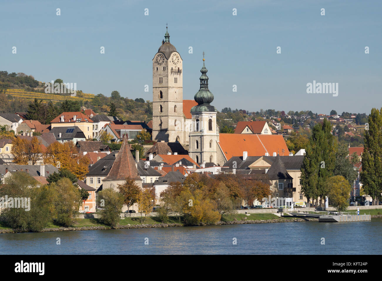 The historic centre of Stein an der Donau is a UNESCO world heritage ...