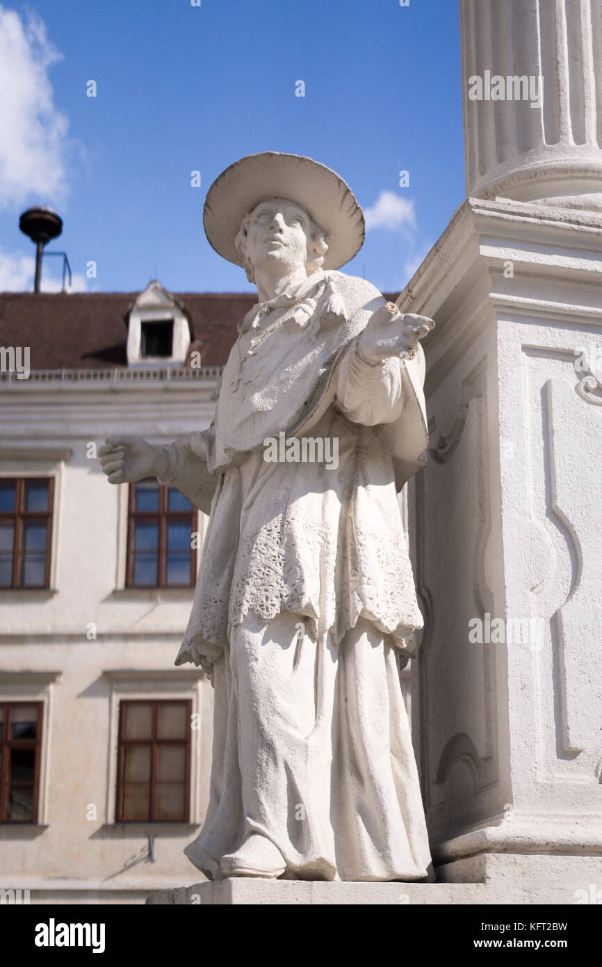 Detail from the Dreifaltigkeitssäule (holy trinity column) in Krems an ...