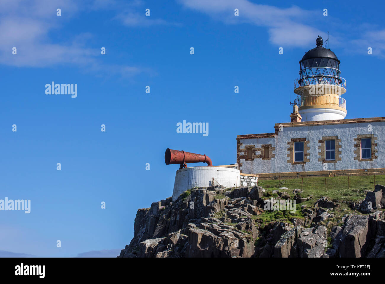 Neist Point Lighthouse on the Isle of Skye, Inner Hebrides, Scottish ...