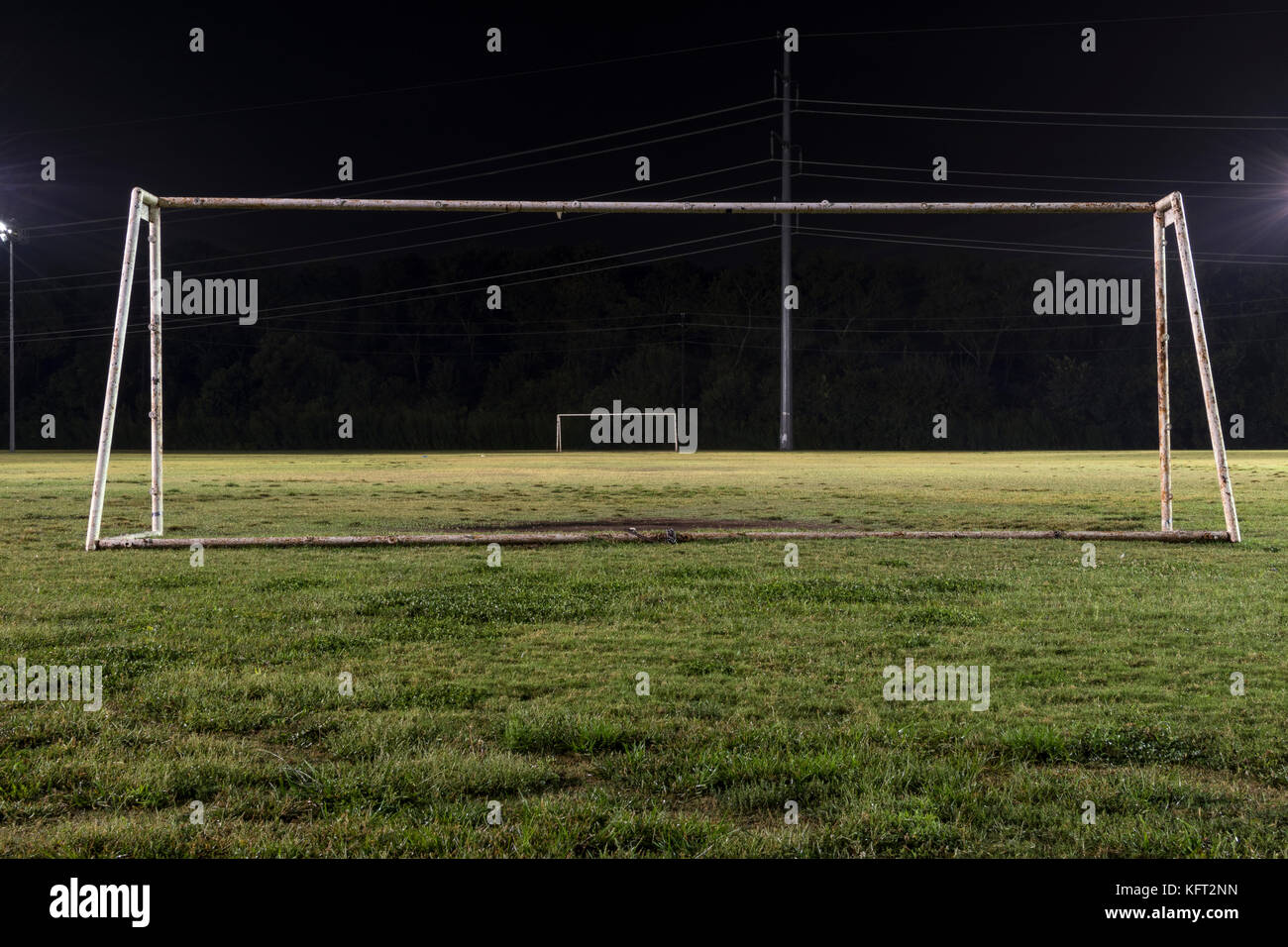 Empty goal hi-res stock photography and images - Alamy