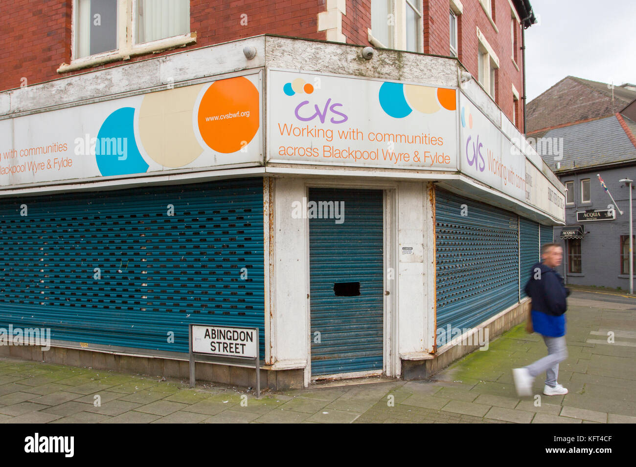 Blackpool street closed hi-res stock photography and images - Alamy