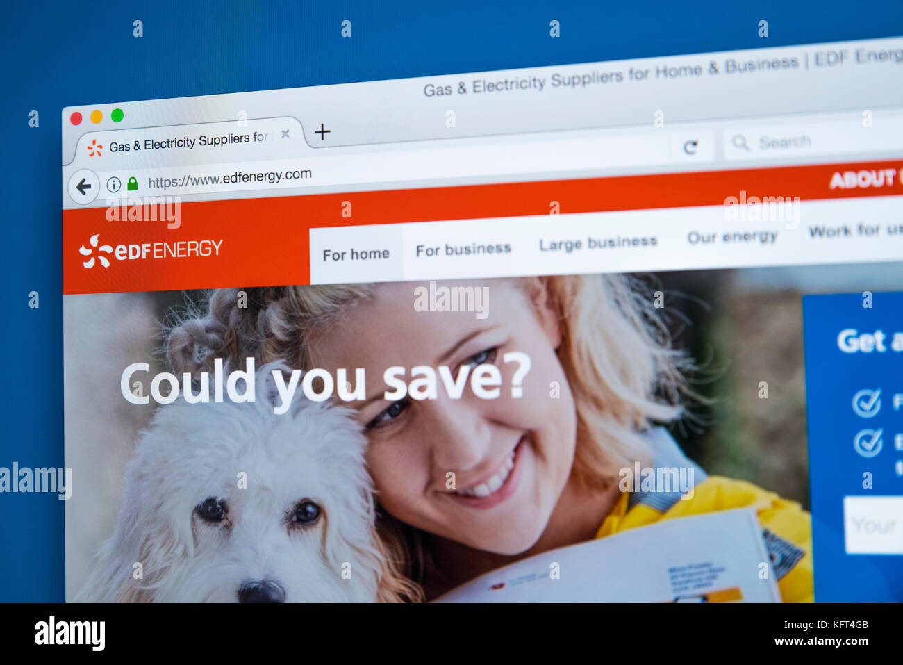 Edf energy logo hi-res stock photography and images - Alamy