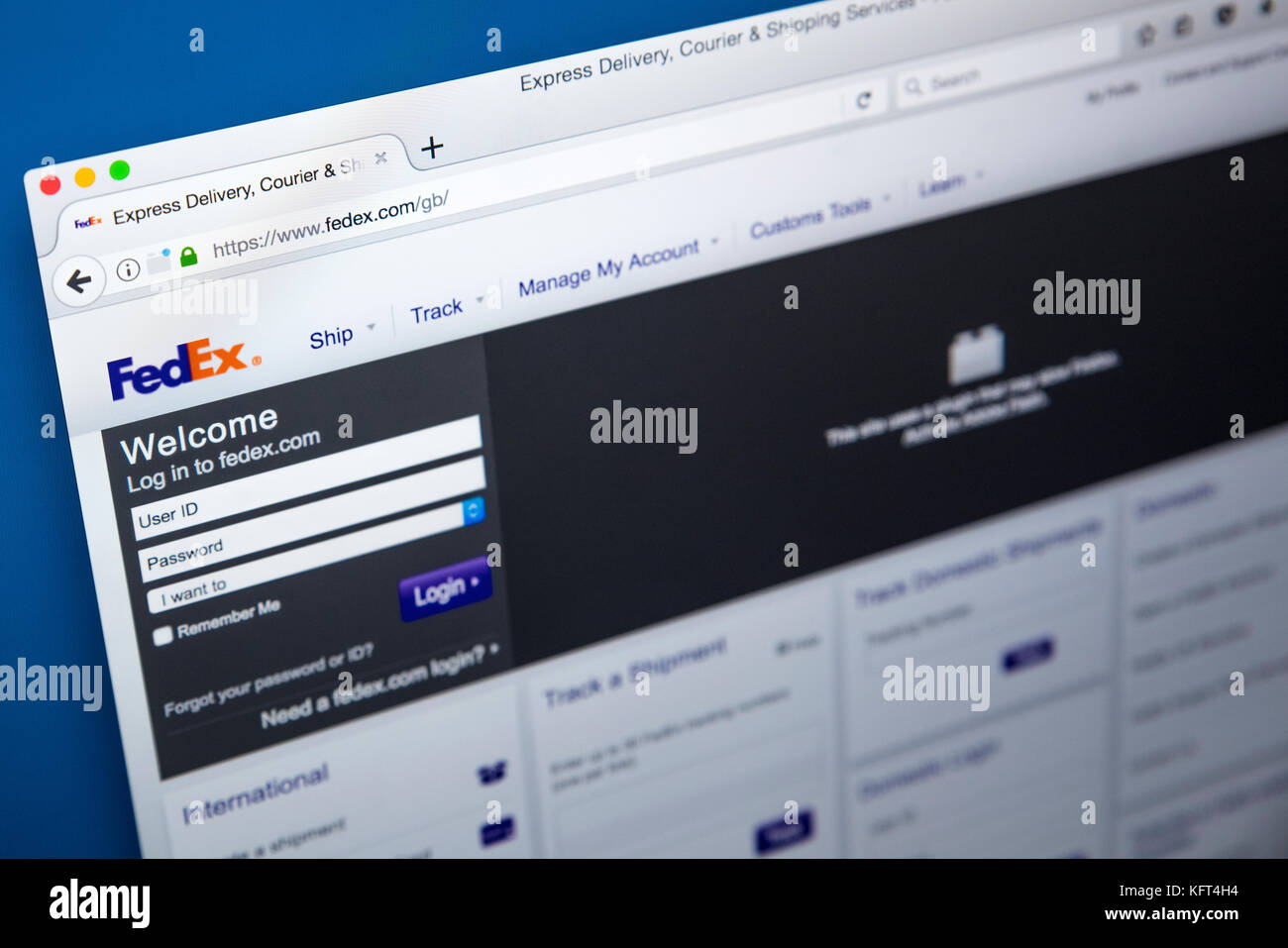 American fedex hi-res stock photography and images - Alamy