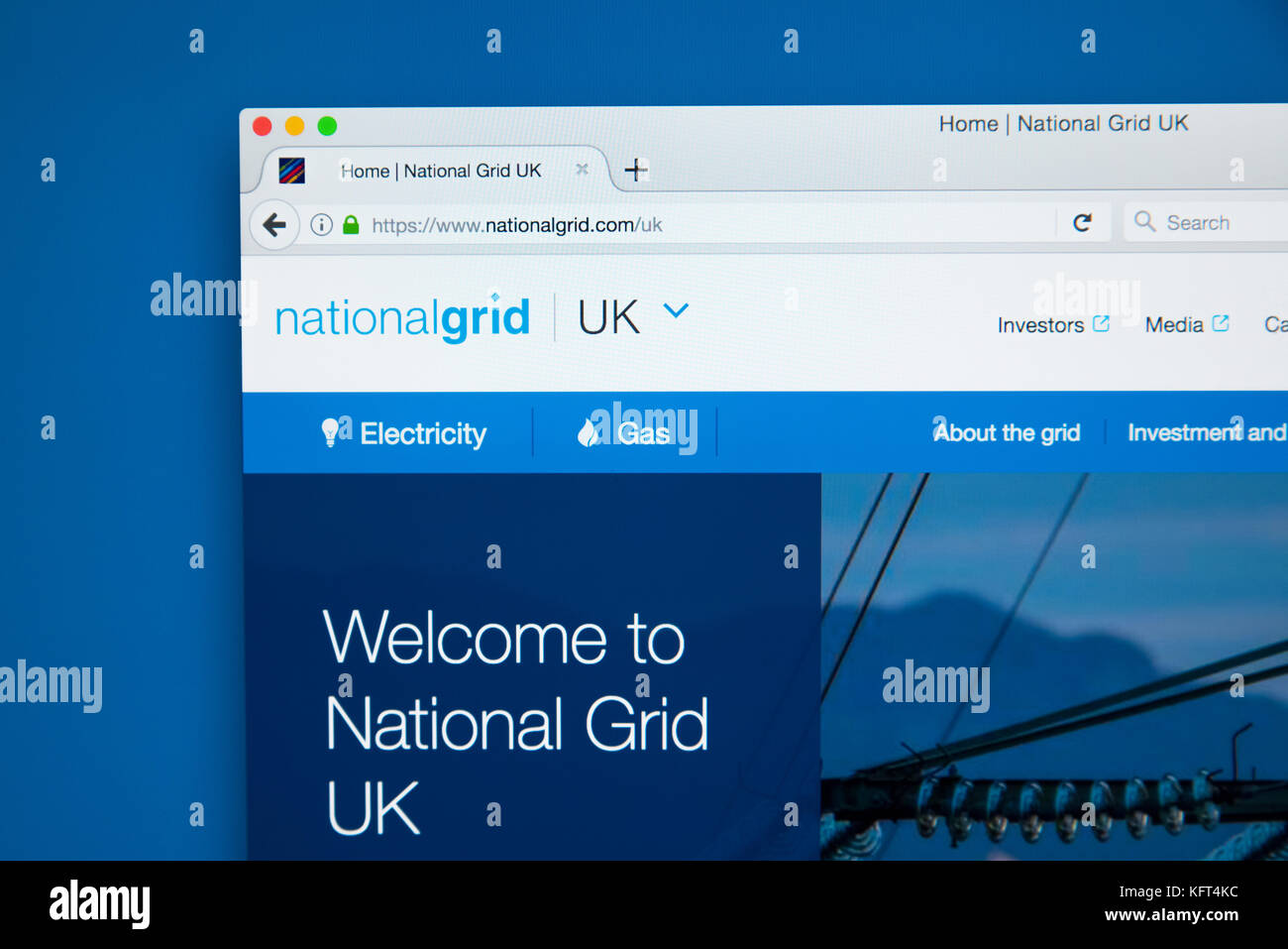 National grid power substation uk hi-res stock photography and images ...