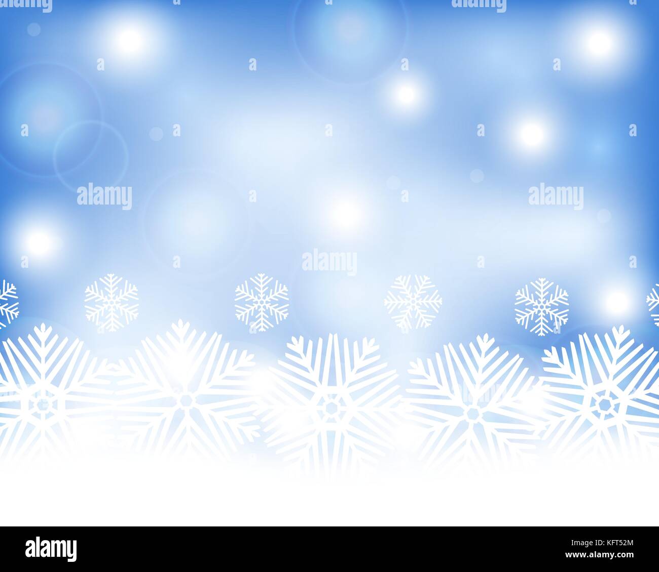 Christmas blue background with snowflakes, vector illustration Stock Vector Image & Art - Alamy