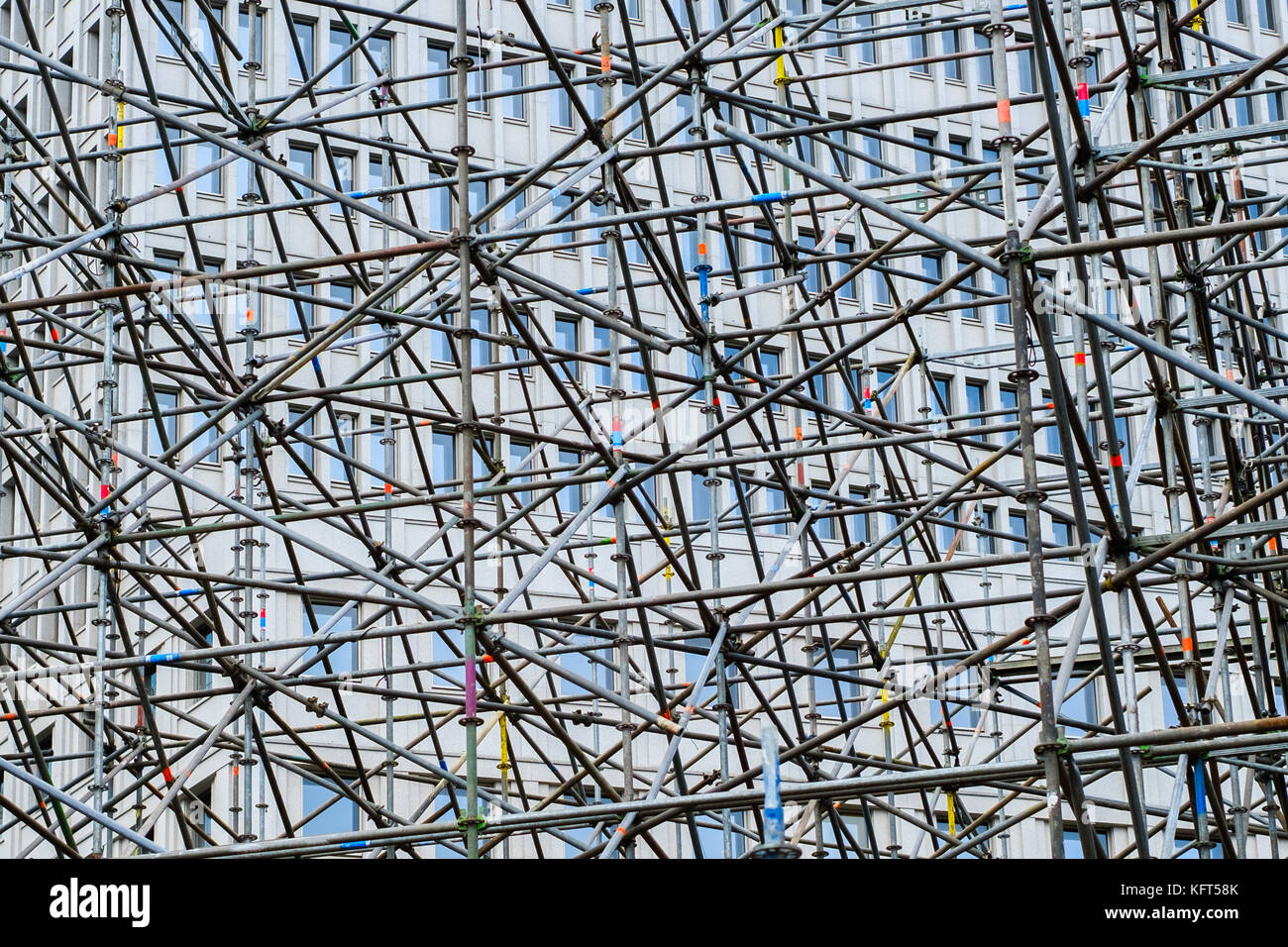 scaffolding construction concept - abstract scaffolding framework Stock ...