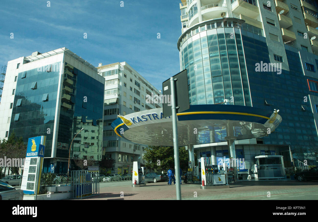 Durres, Albania 30/10/2017 - Dures is the largest port and second ...