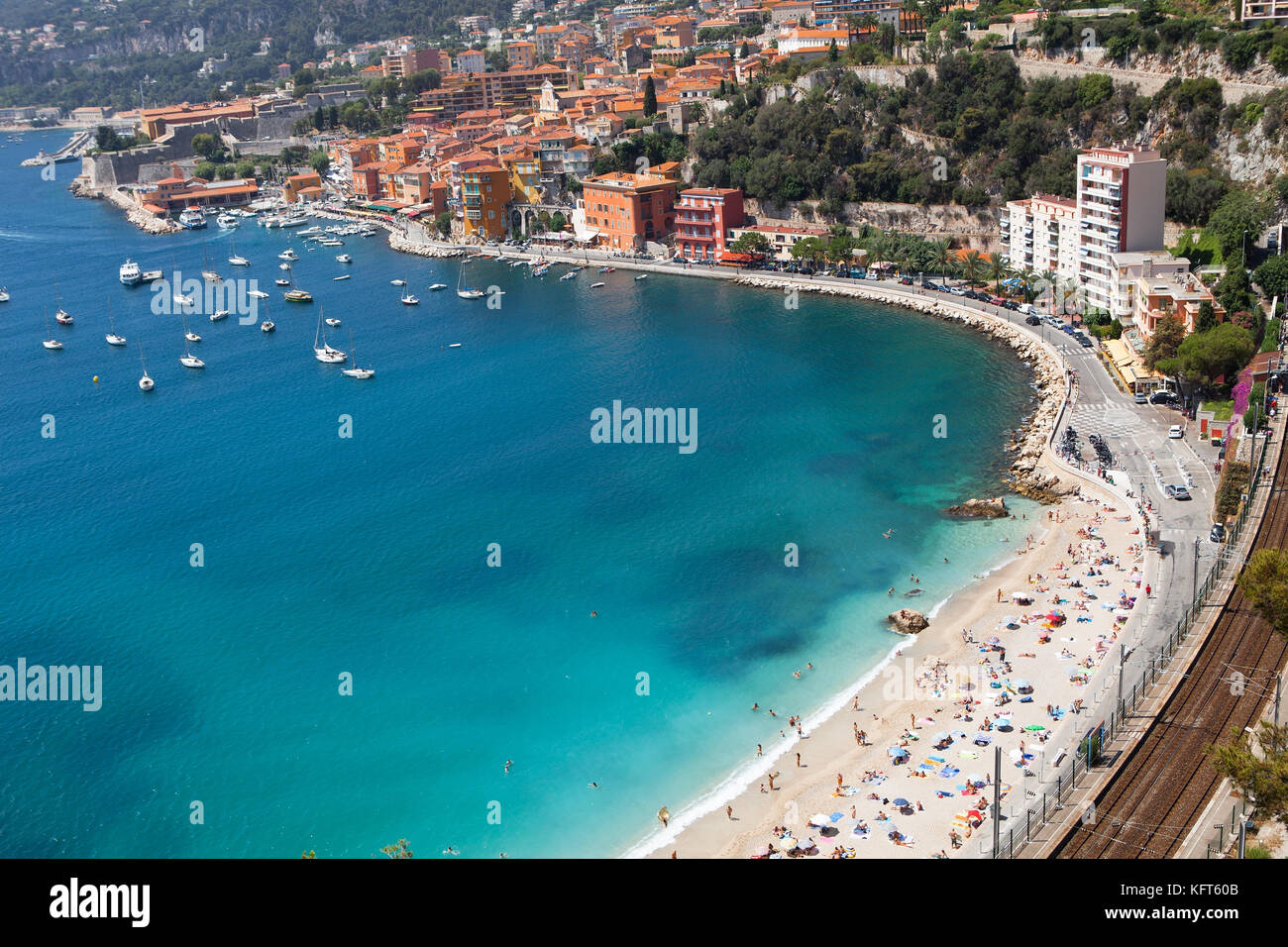 Nice france old town beach hi-res stock photography and images - Alamy