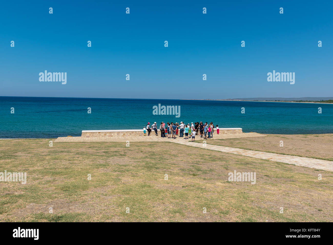 ANZAC cove, site of World War I landing of the ANZACs on the Gallipoli ...