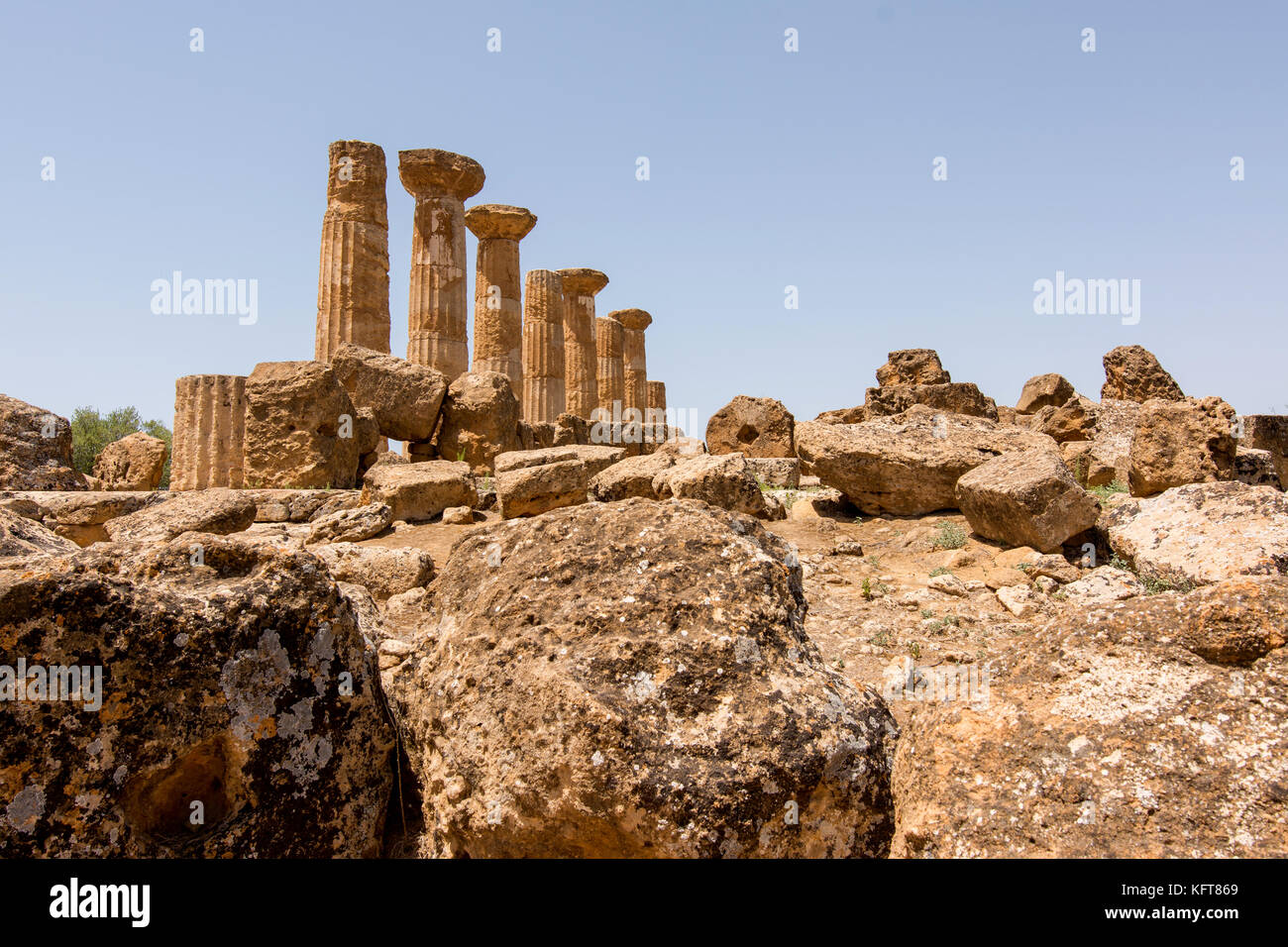 Valley of Temples, Agrigento Sicily in Italy Stock Photo - Alamy
