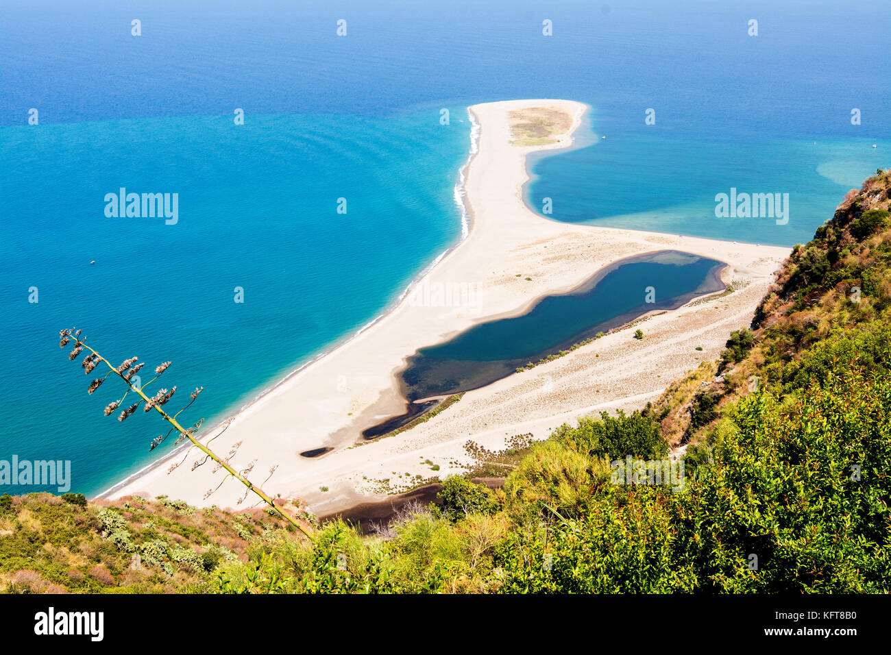 view of tindari beach in sicily Stock Photo - Alamy