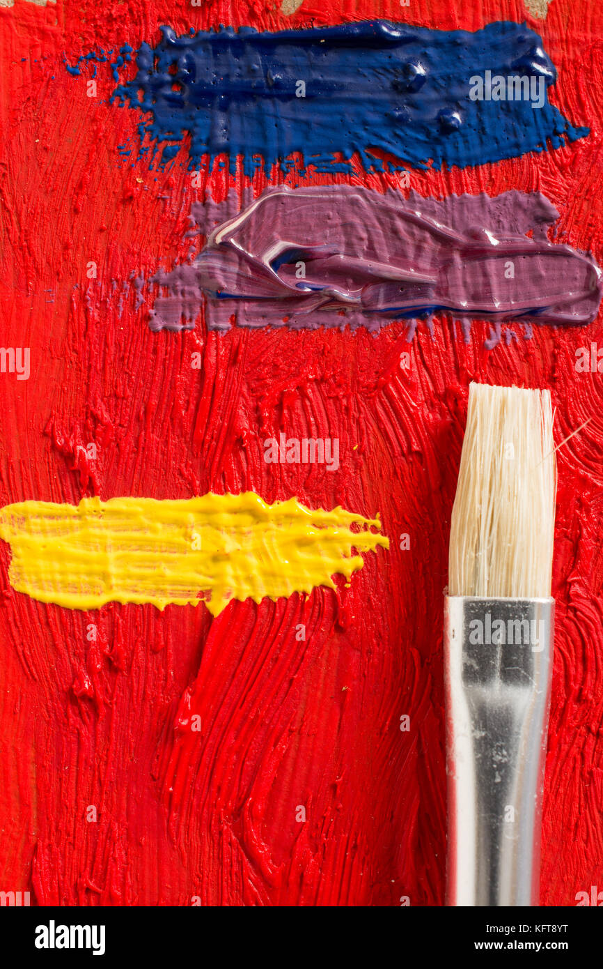 Abstract painting poster. Background for a painter exhibition Stock ...