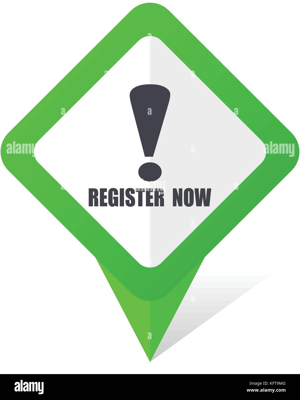 Register now pin Stock Vector Images - Alamy