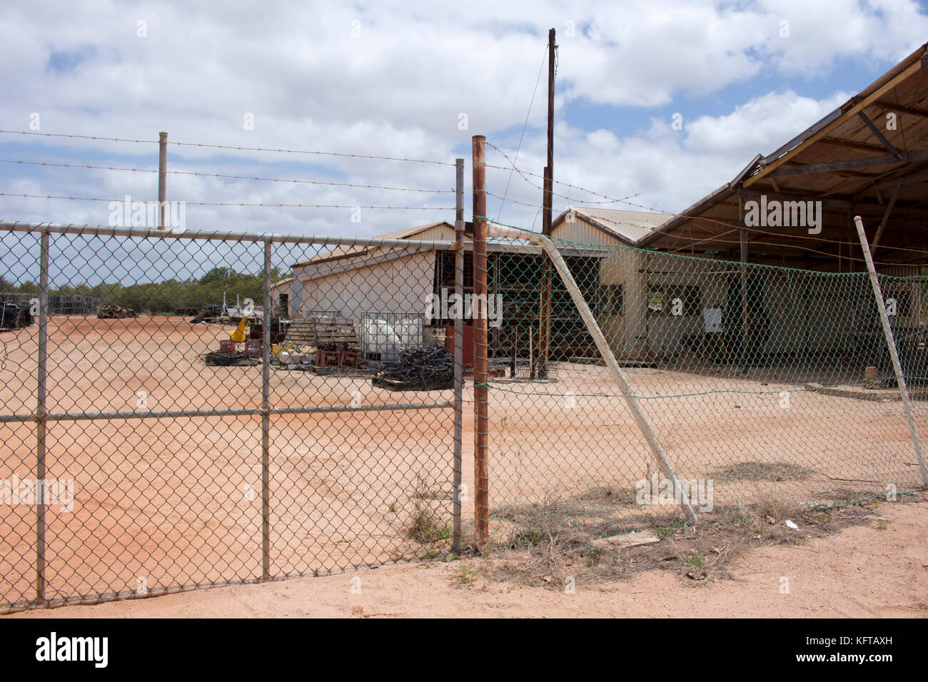 Sheds where pearl shells were sorted and cleaned a hundred years ago in ...