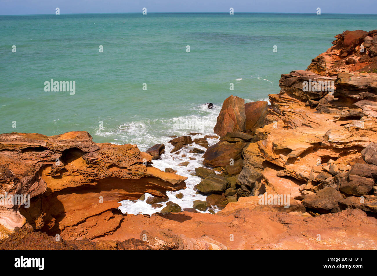 Gantheaume Point a red-sandstone headland that juts out into the Indian ...