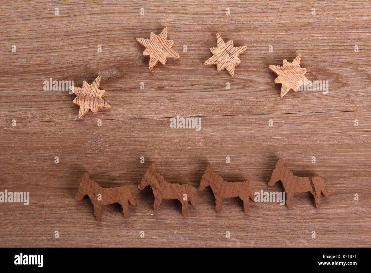 Wooden figures / Various wooden figures Stock Photo - Alamy