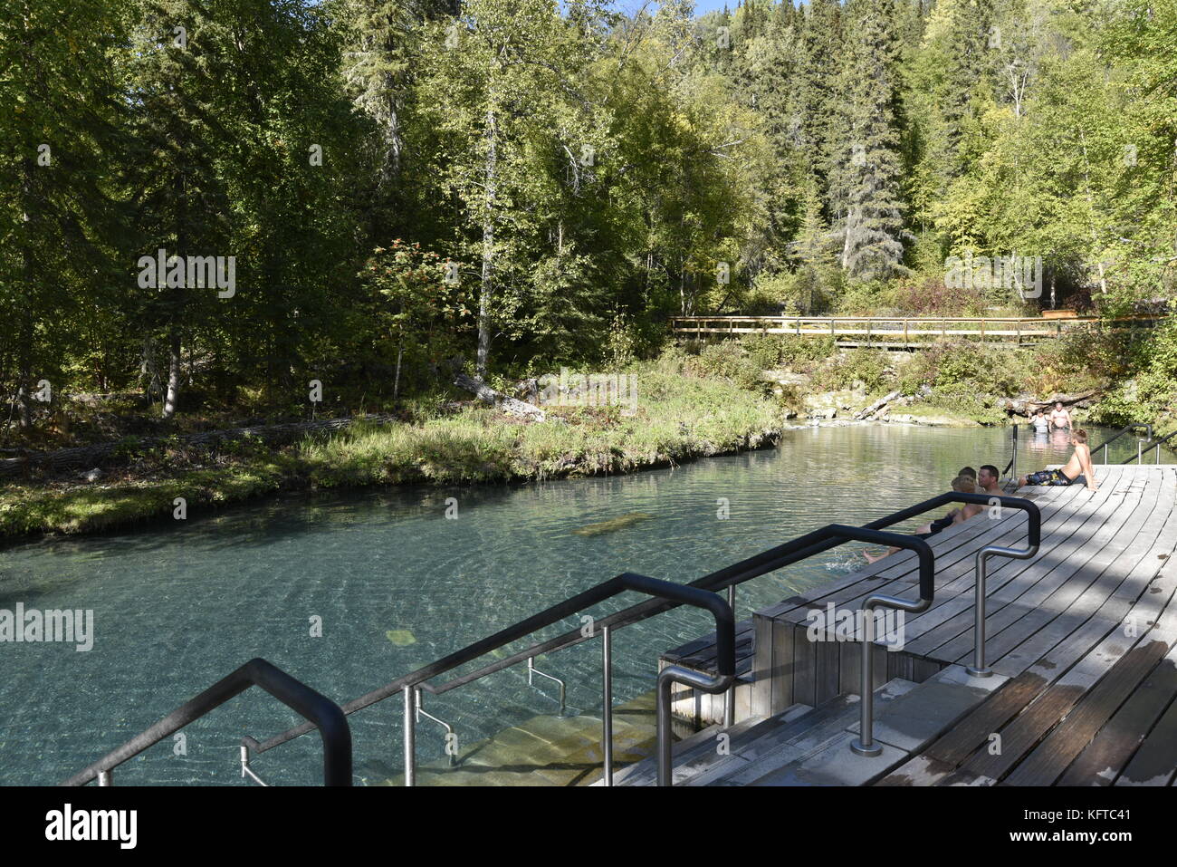 Liard River Hot Springs Provincial Park, British Columbia, Canada Stock ...