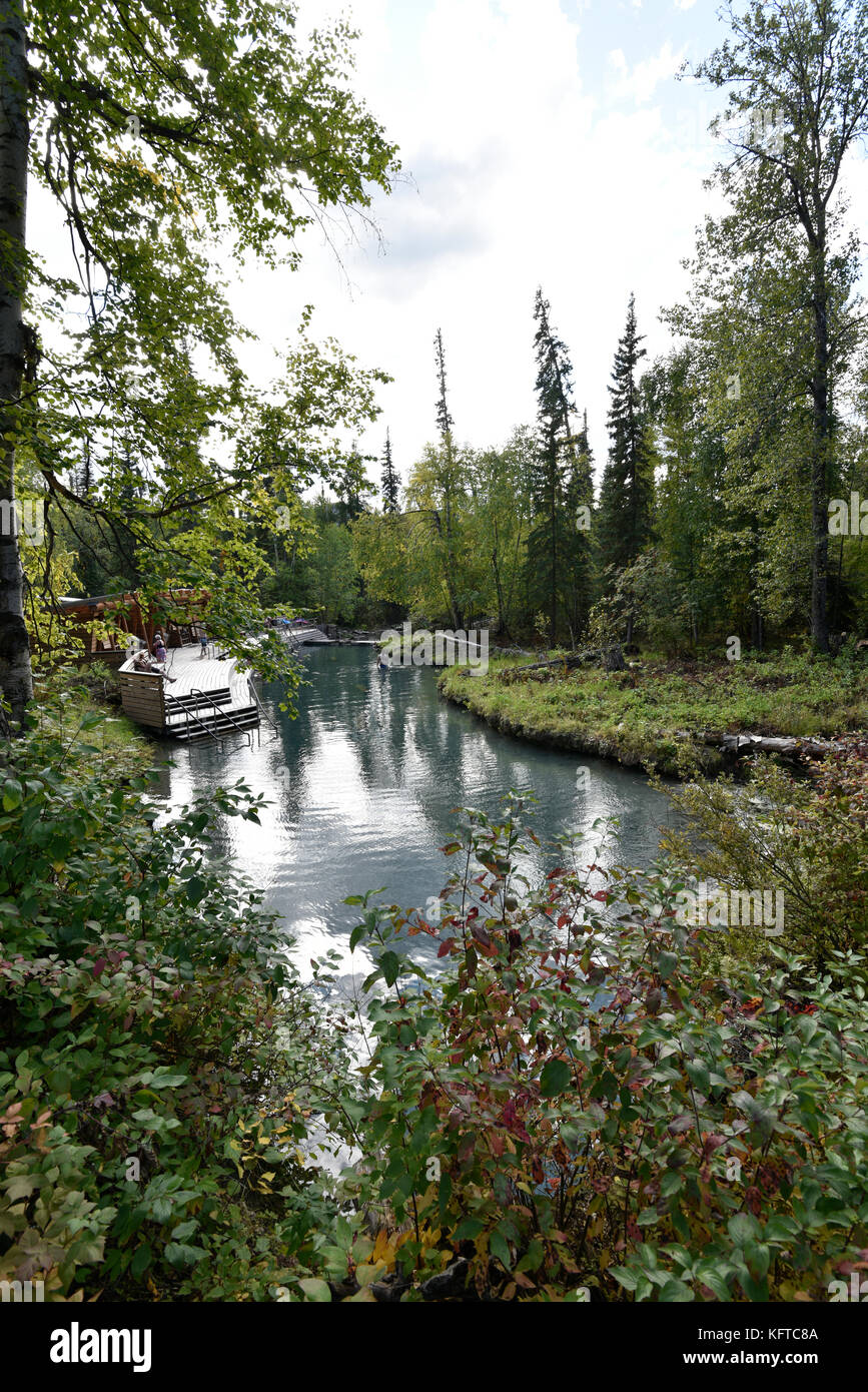 Liard River Hot Springs Provincial Park, British Columbia, Canada Stock ...
