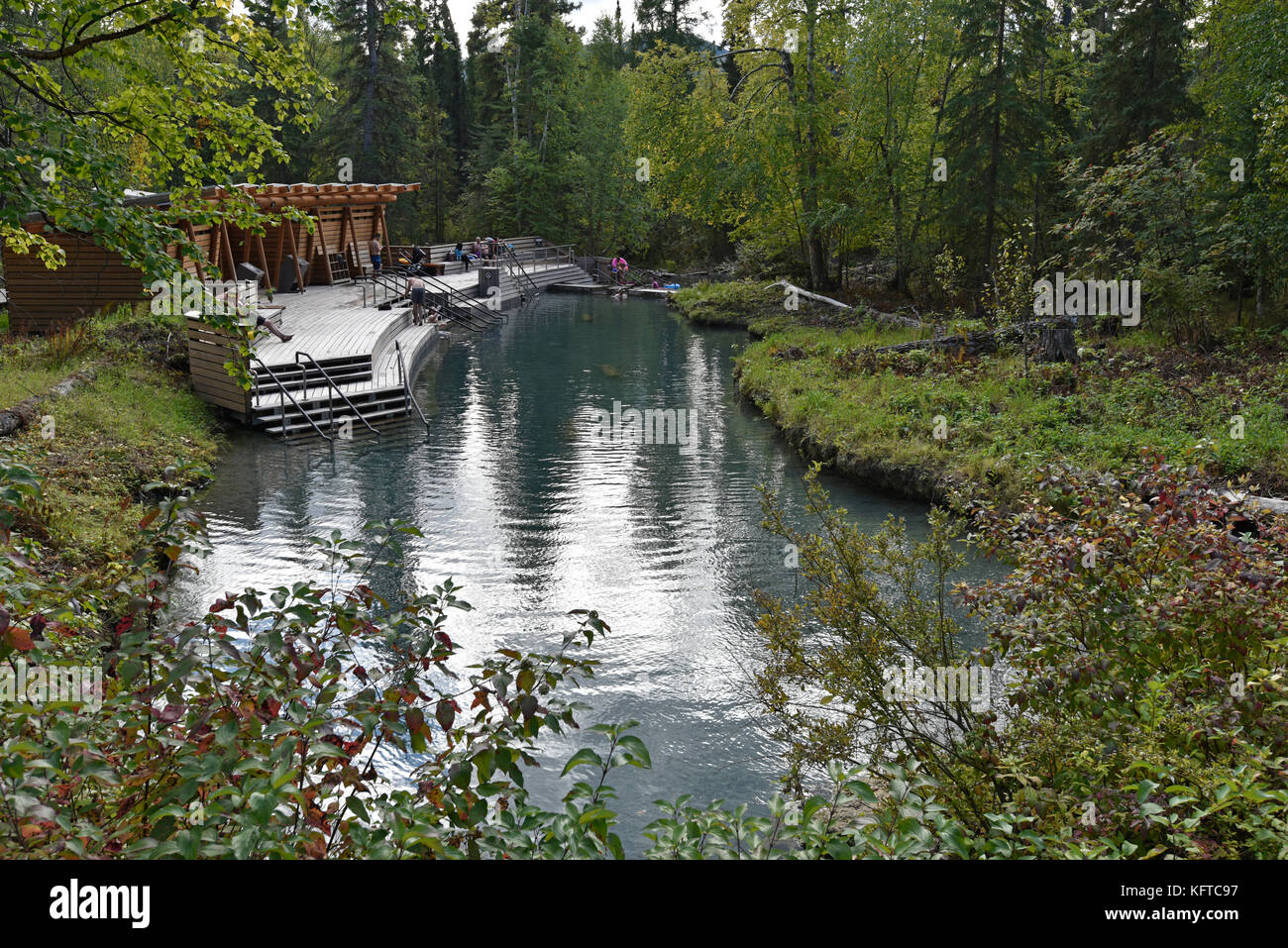 Liard River Hot Springs Provincial Park, British Columbia, Canada Stock ...
