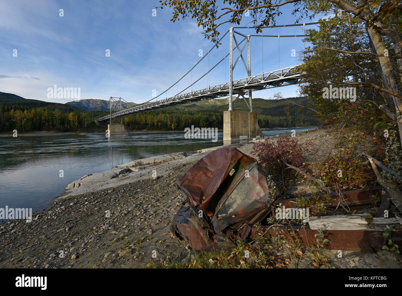 Liard river bridge hi-res stock photography and images - Alamy